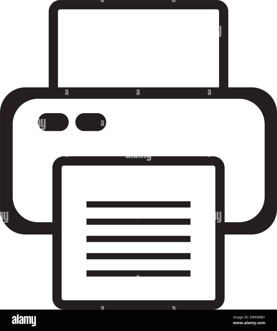 printer icon vector illustration symbol design Stock Vector Image & Art ...