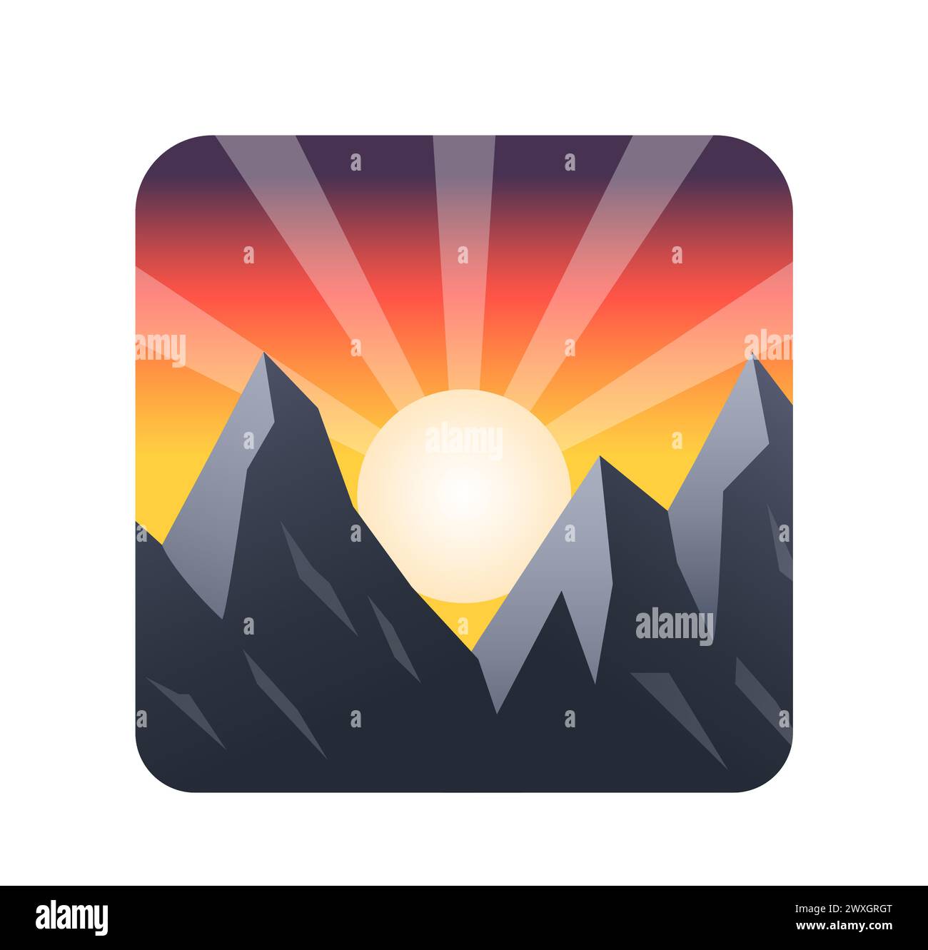 Stock mountains Stock Vector Images - Alamy