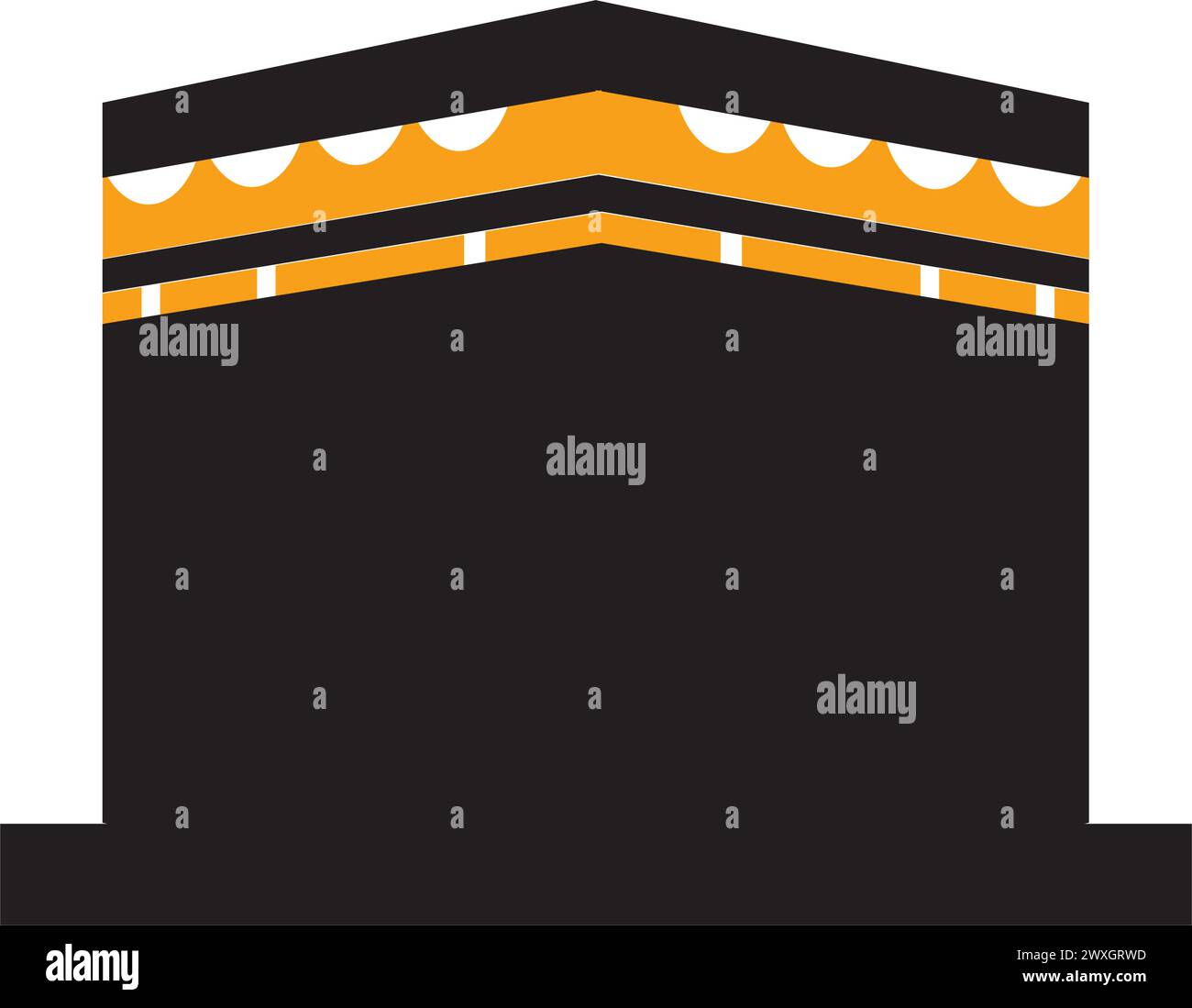 kaaba icon vector illustration logo design Stock Vector Image & Art - Alamy