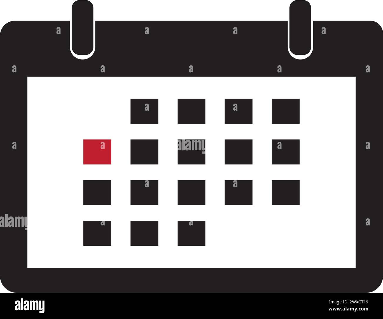 calendar icon vector illustration logo design Stock Vector Image & Art ...