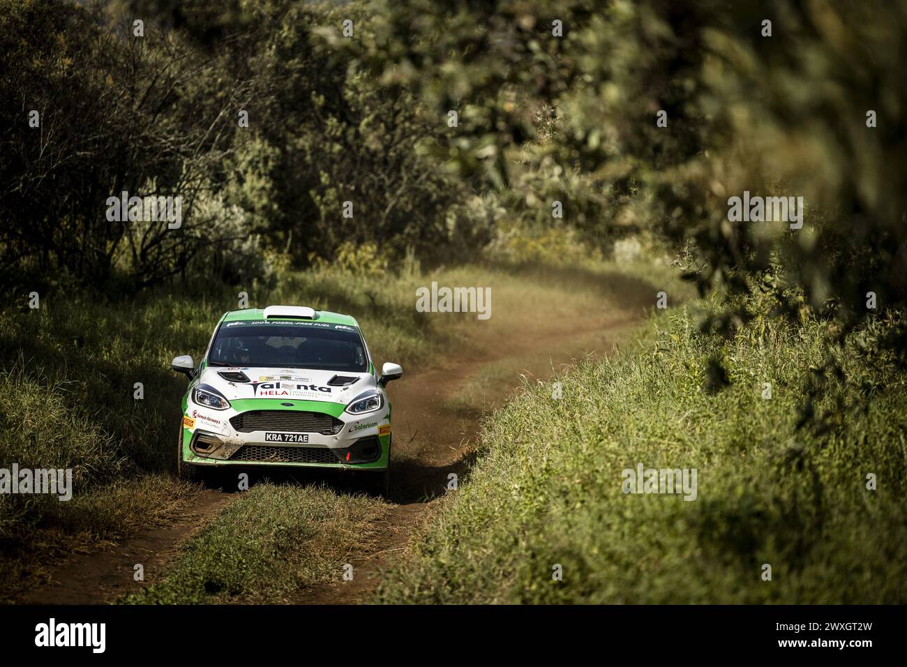 33 Hamza ANWAR, Adnan DIN, FORD Fiesta Rally3, actionduring the Safari ...
