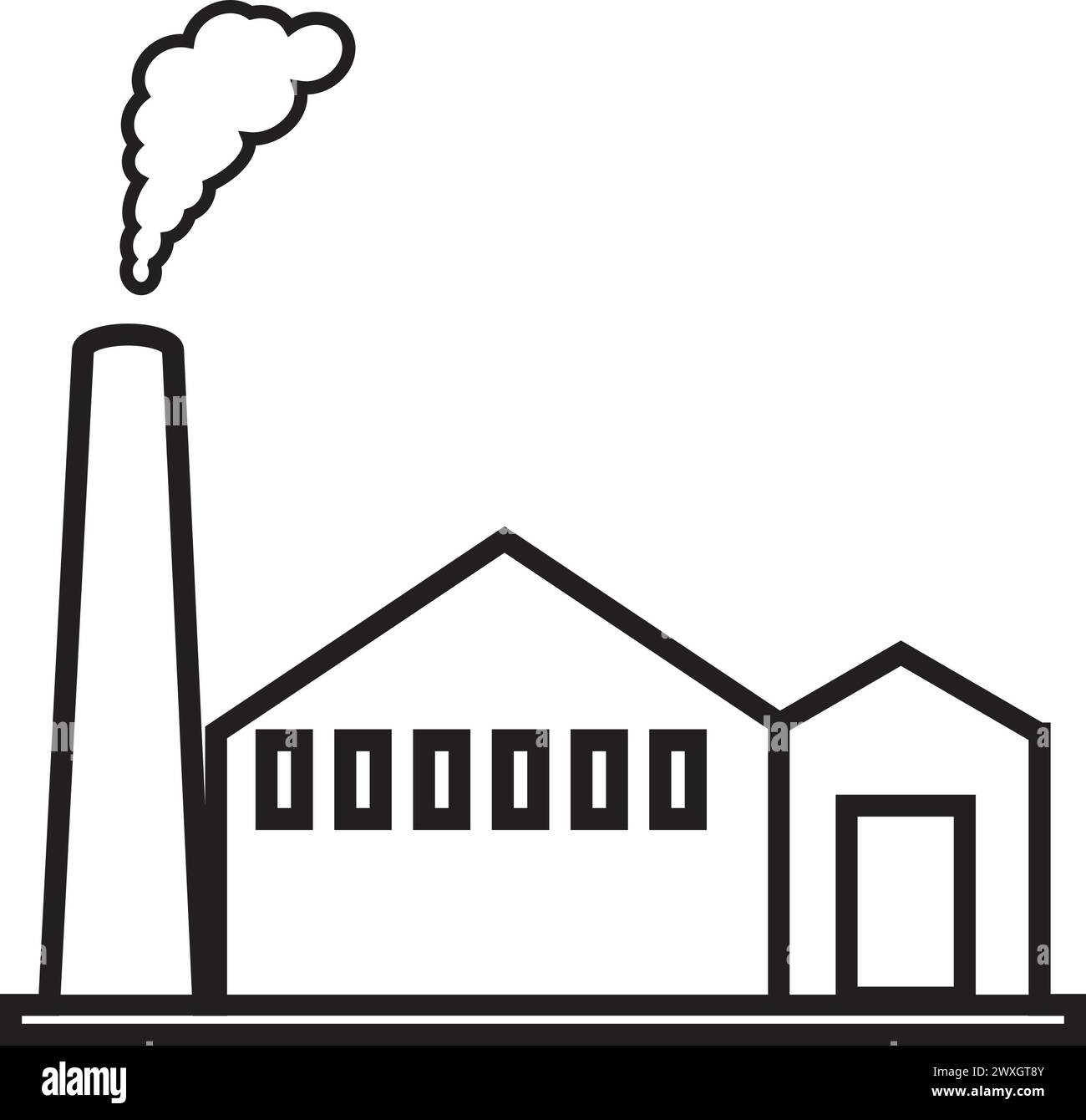 factory icon vector illustration symbol design Stock Vector Image & Art ...