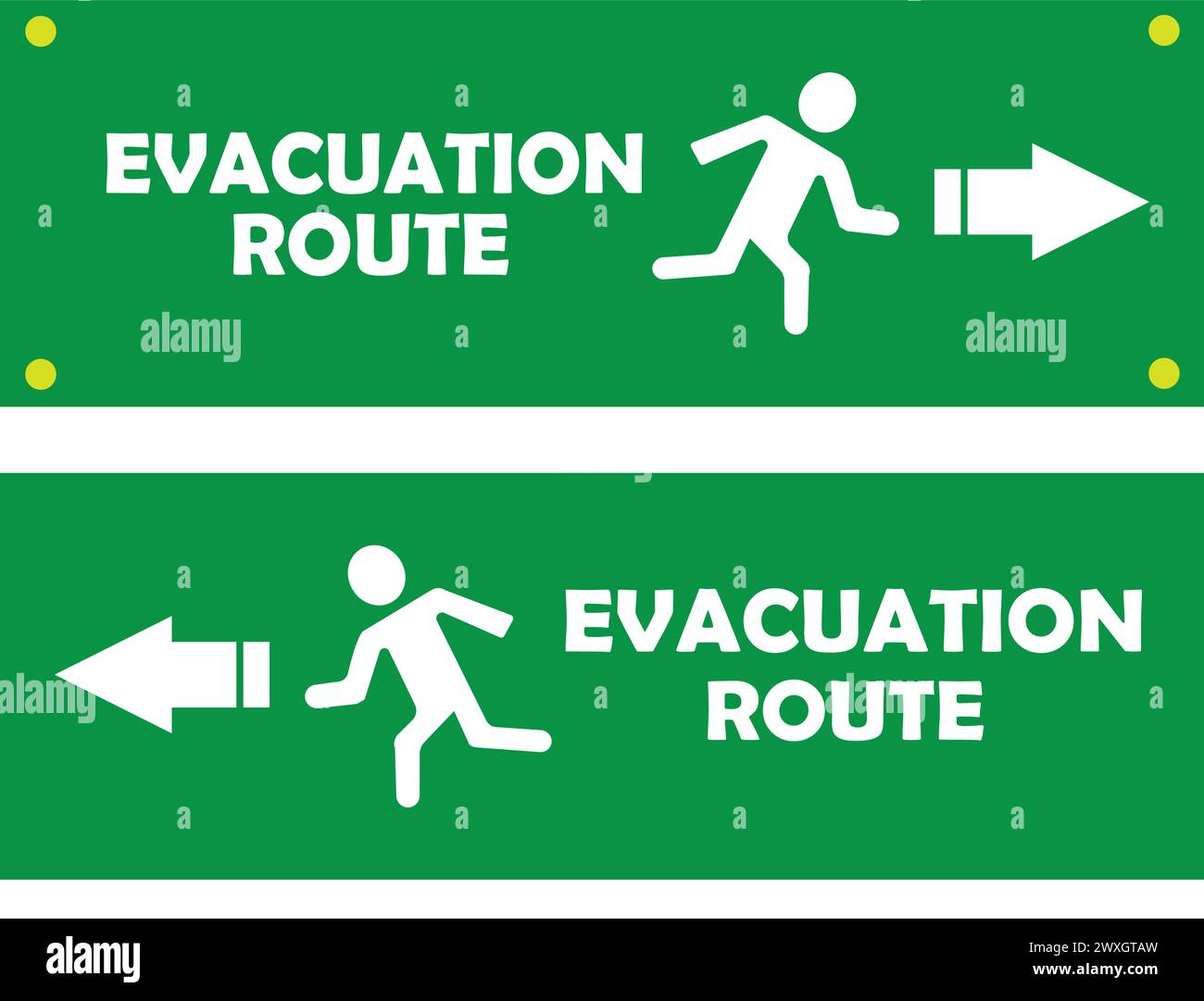 emergency evacuation route icon vector symbol design Stock Vector Image & Art - Alamy