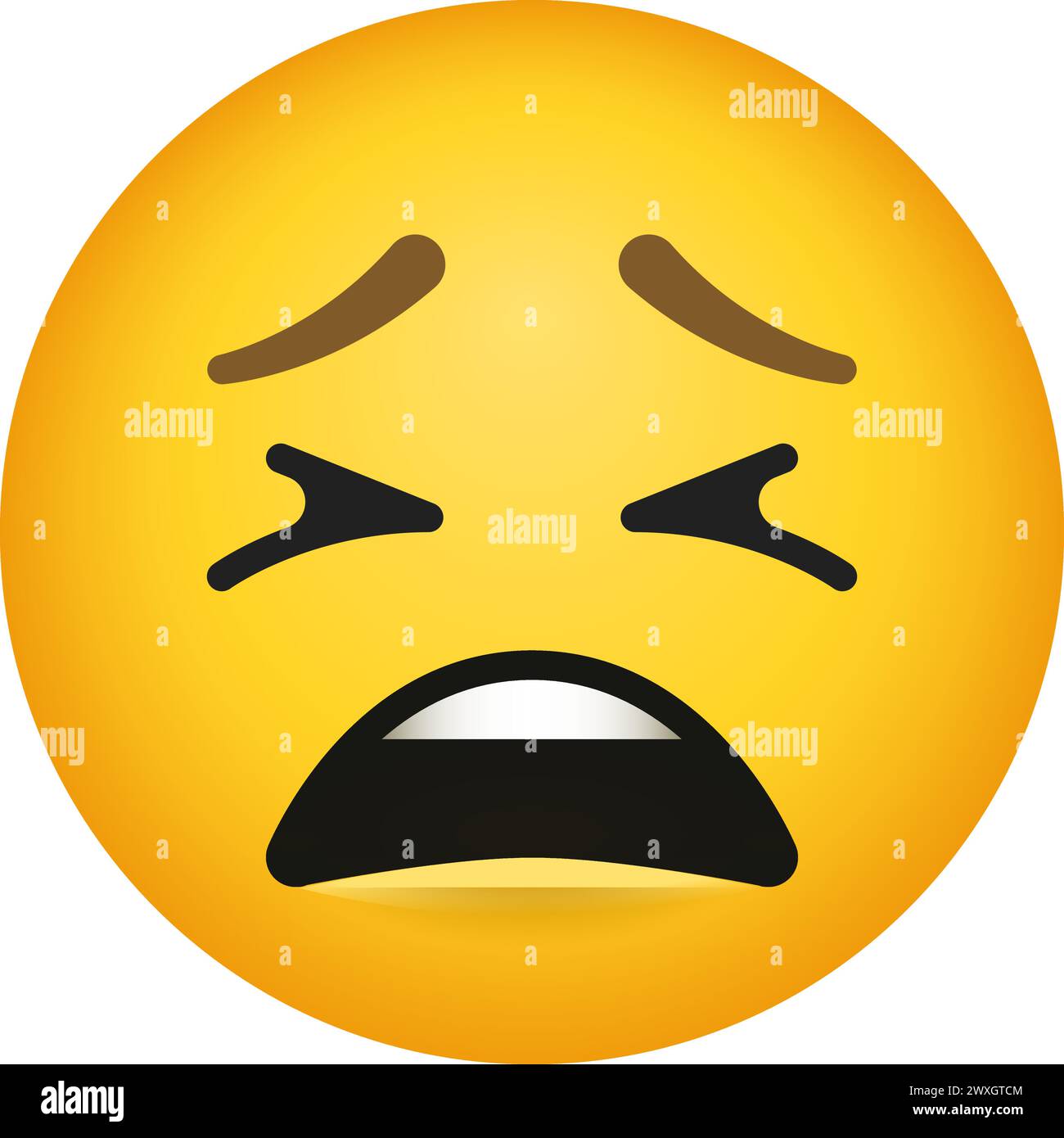 Tired face Stock Vector Images - Alamy