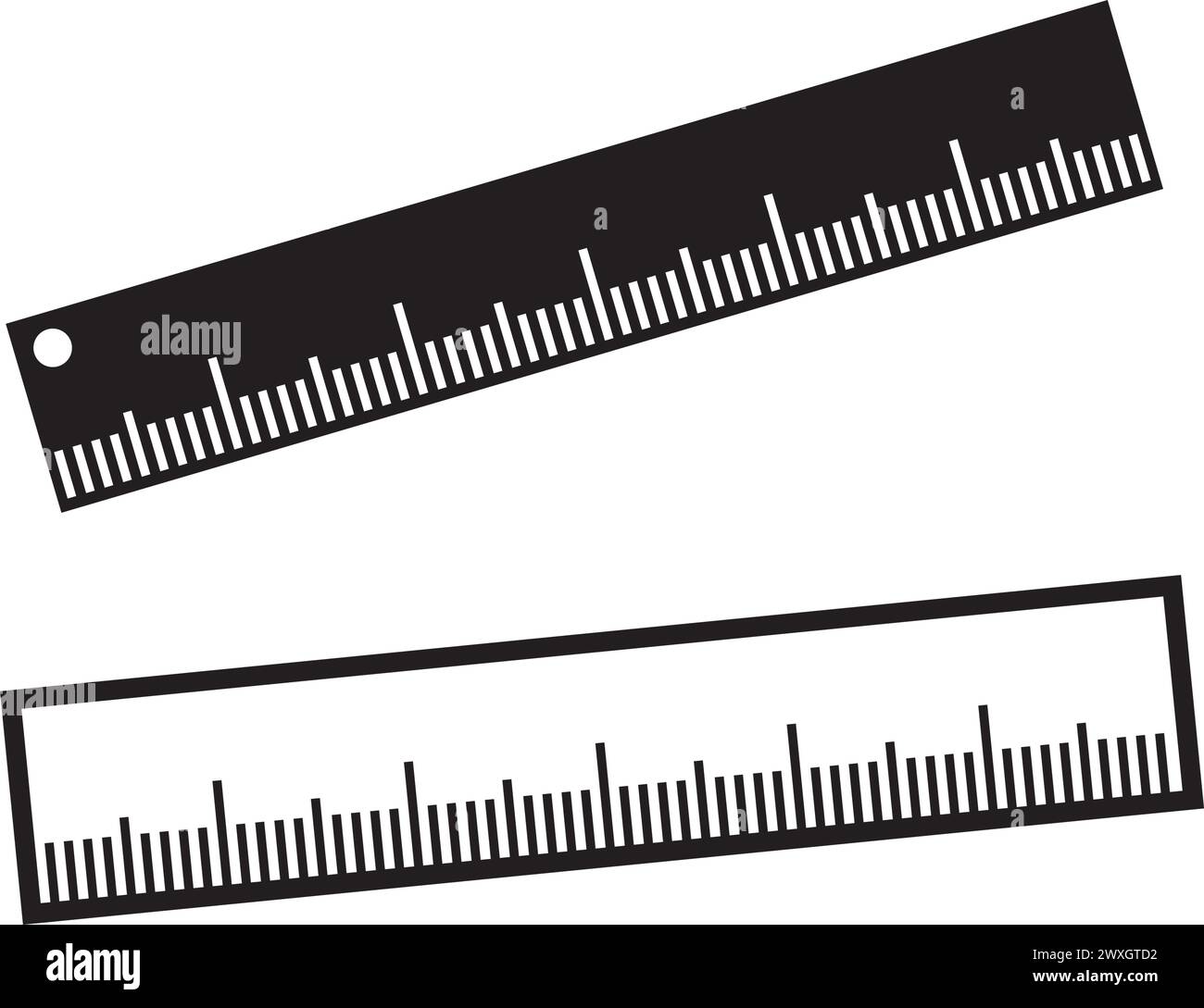 ruler icon vector illustration logo design Stock Vector Image & Art - Alamy