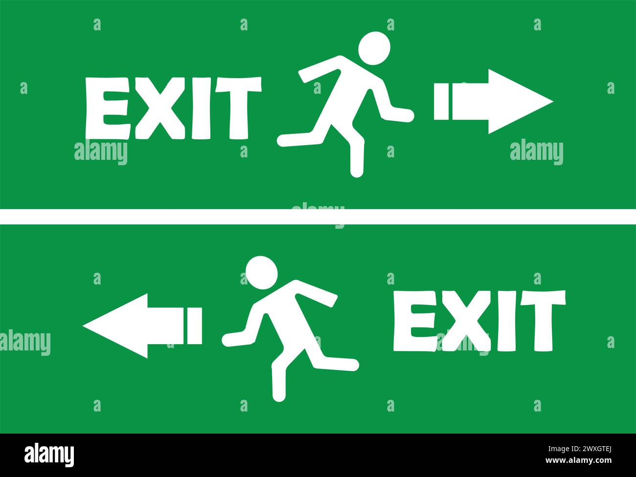 emergency evacuation route icon vector symbol design Stock Vector Image ...
