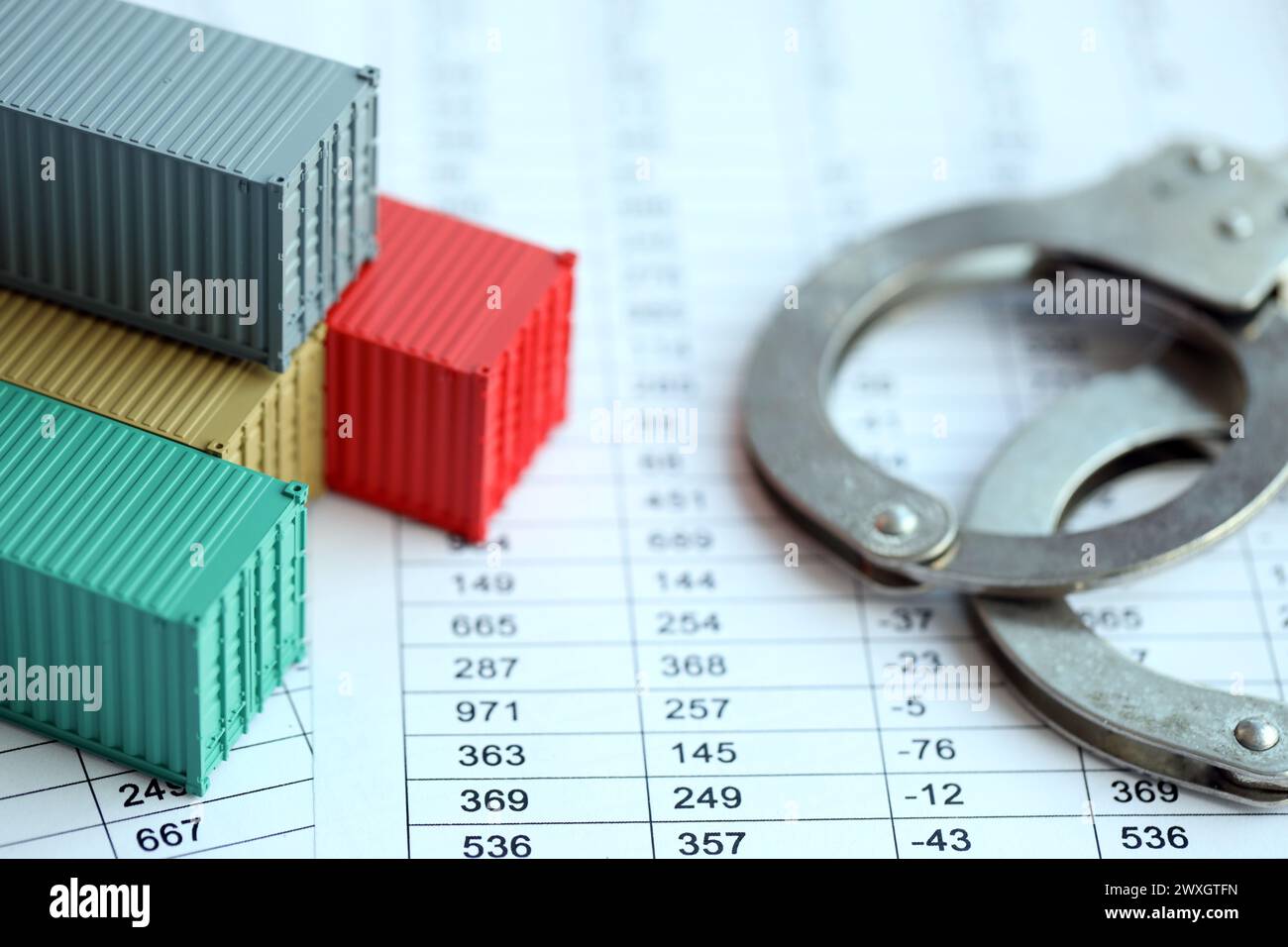 Global business container cargo ship in import export business logistic ...