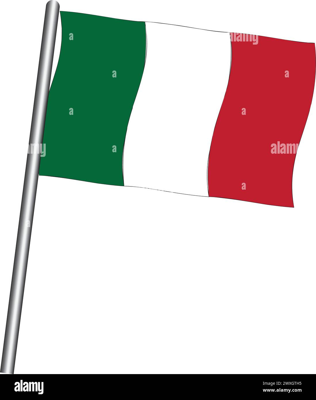 italian flag icon vector illustration design Stock Vector Image & Art ...