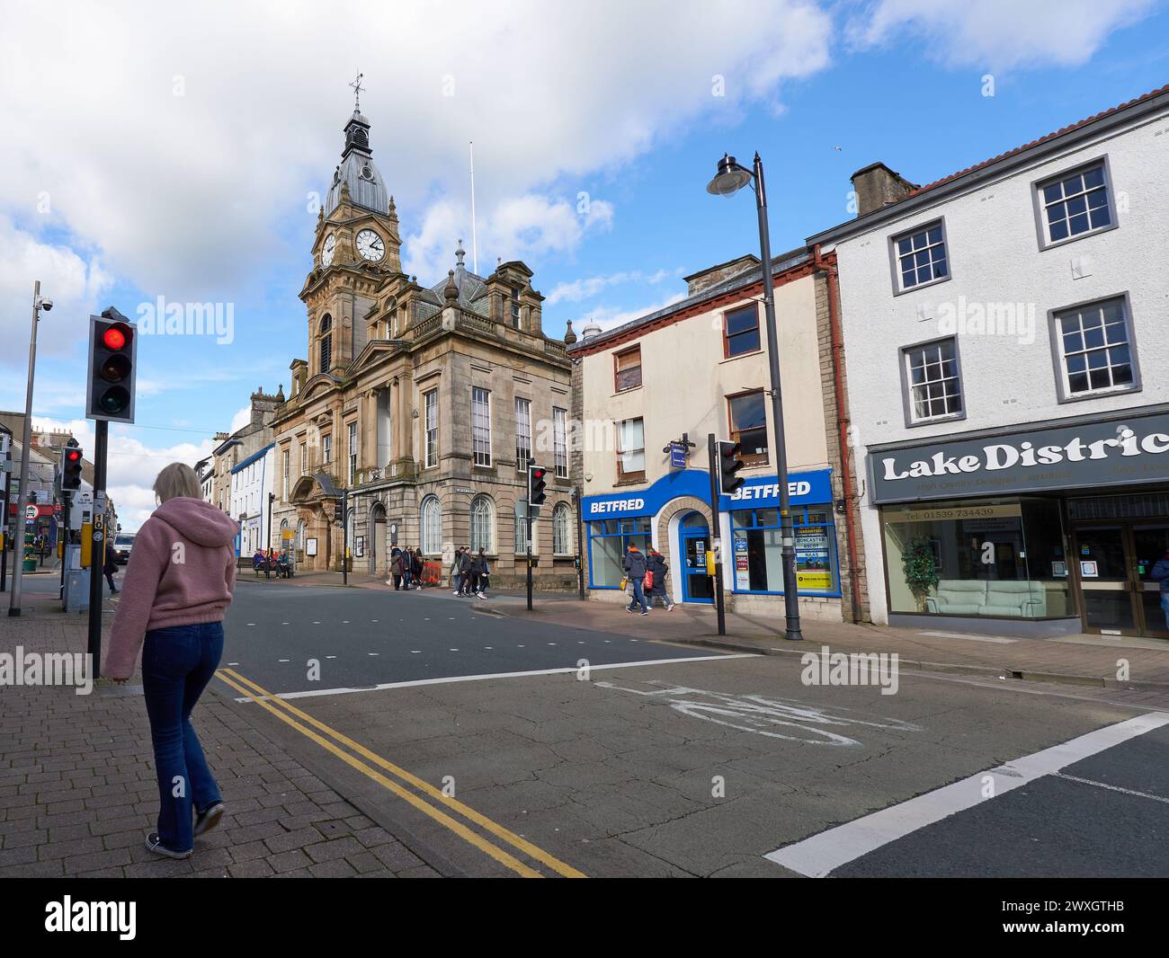 Town hall in Kendal, UK Stock Photo - Alamy
