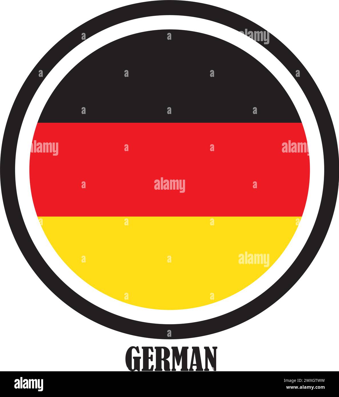 German flag icon hi-res stock photography and images - Alamy