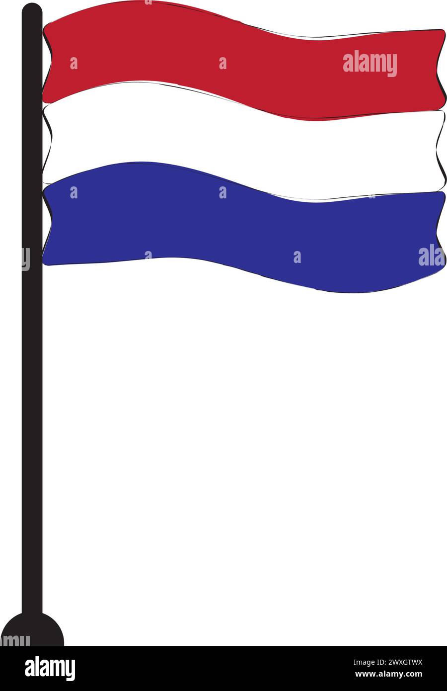 Netherlands flag icon vector illustration symbol design Stock Vector ...