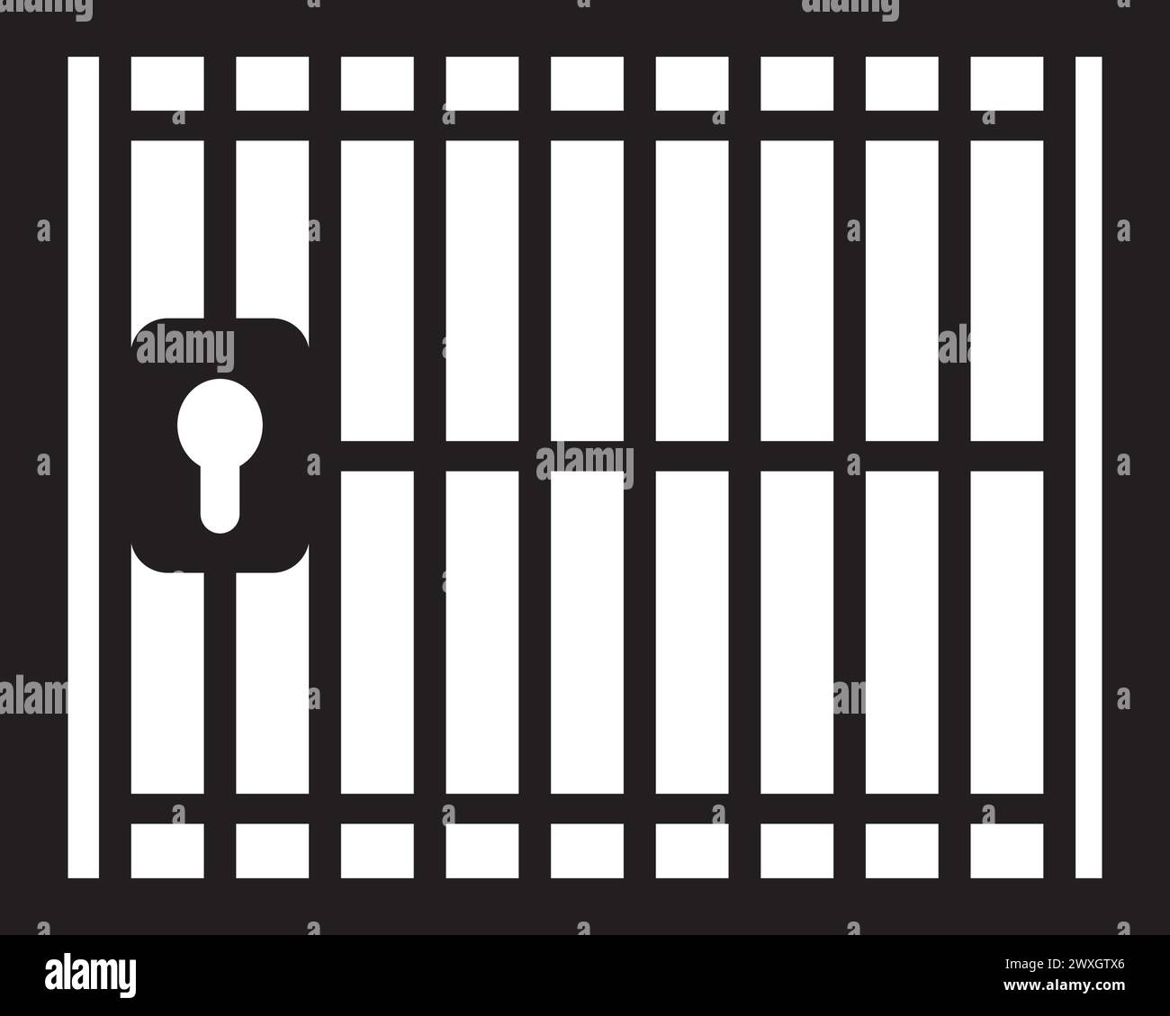 prison icon vector illustration symbol design Stock Vector Image & Art ...