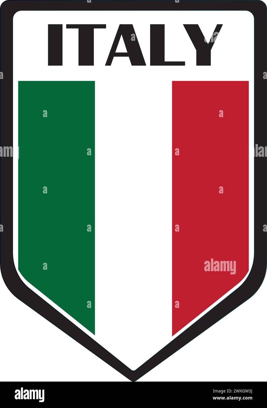 italian flag icon vector illustration design Stock Vector Image & Art ...