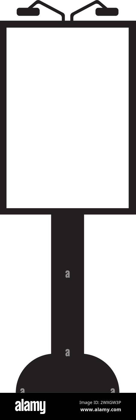 billboard icon vector illustration symbol design Stock Vector Image ...
