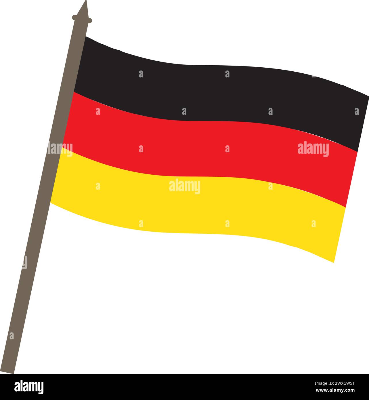 german flag icon vector illustration logo design Stock Vector Image ...