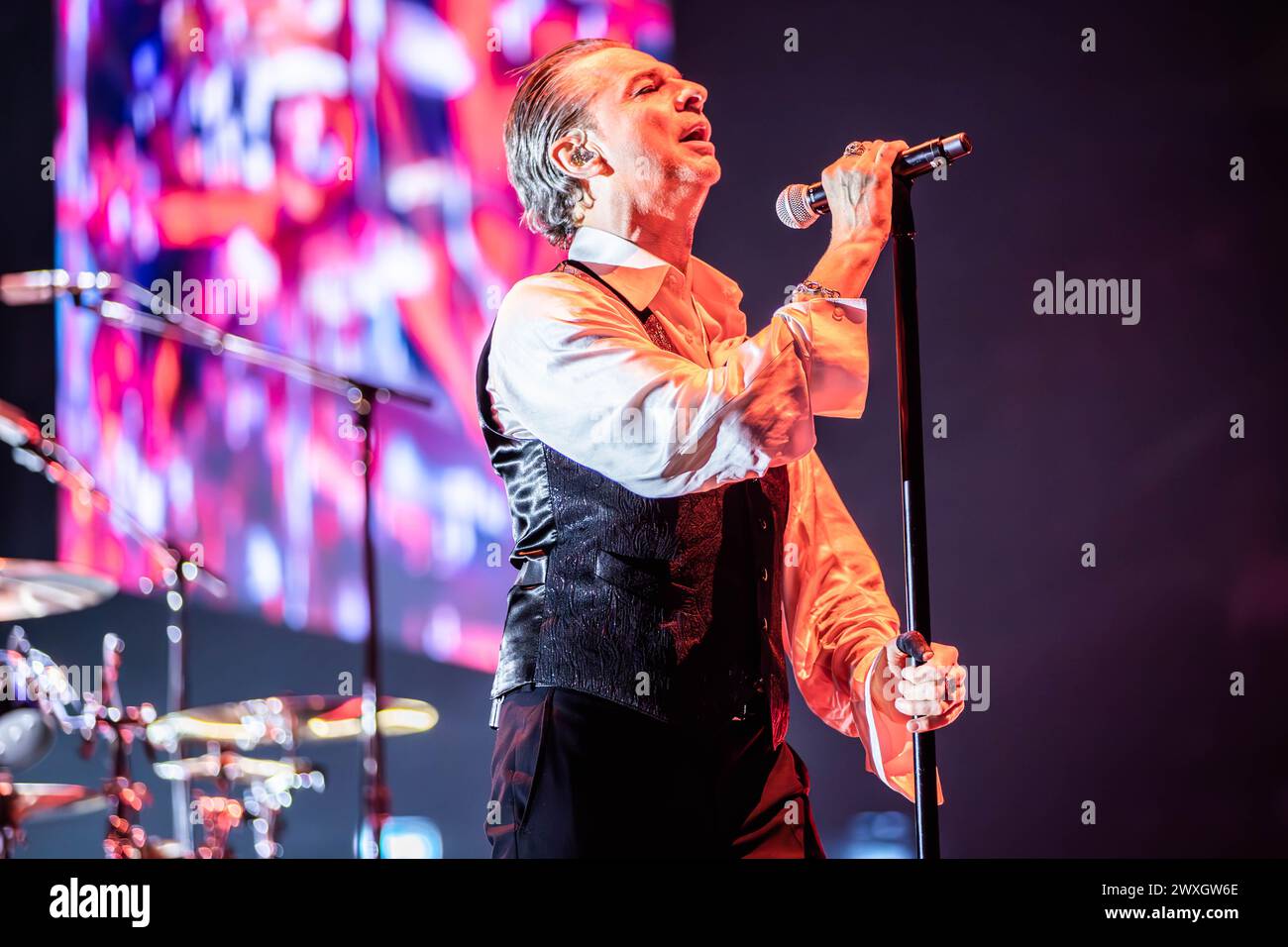 Milan Italy. 30th March 2024. The English band DEPECHE MODE performs ...