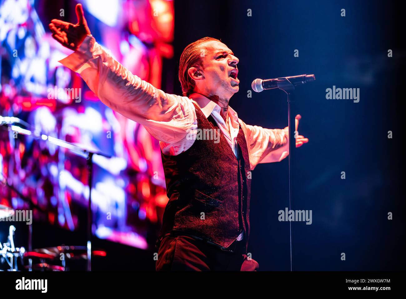 Milan Italy. 30th March 2024. The English band DEPECHE MODE performs ...
