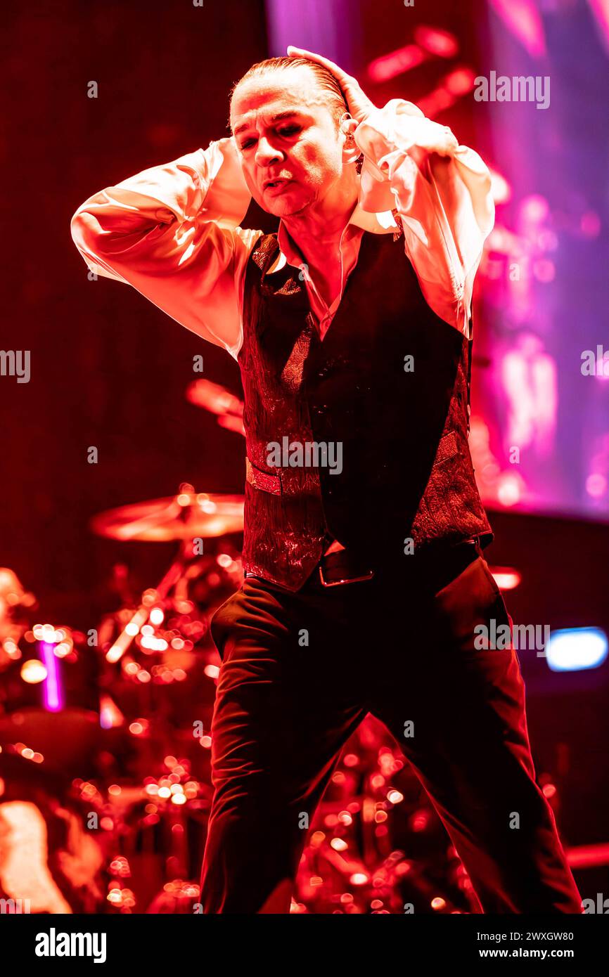Milan Italy. 30th March 2024. The English band DEPECHE MODE performs ...