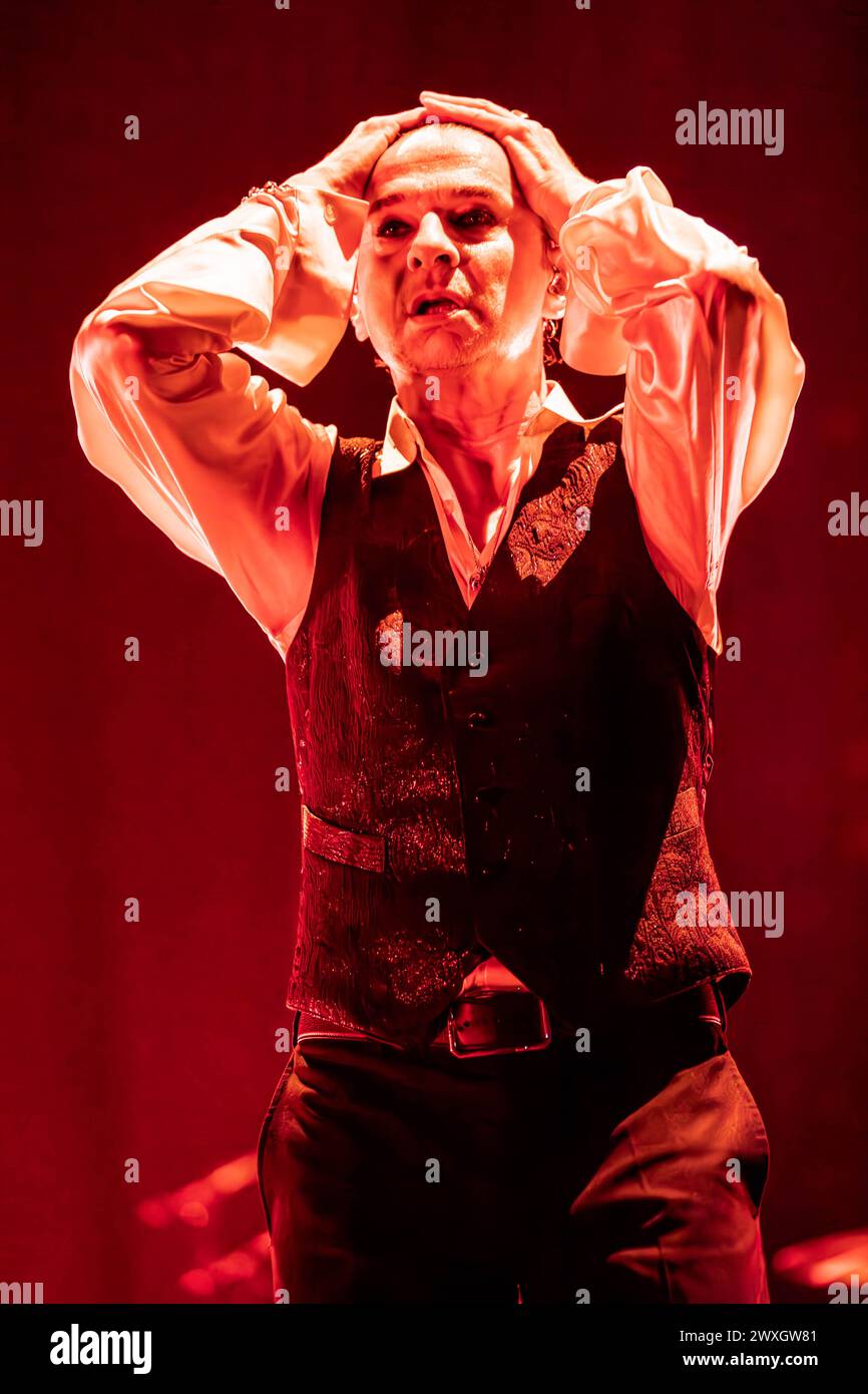 Milan Italy. 30th March 2024. The English band DEPECHE MODE performs ...