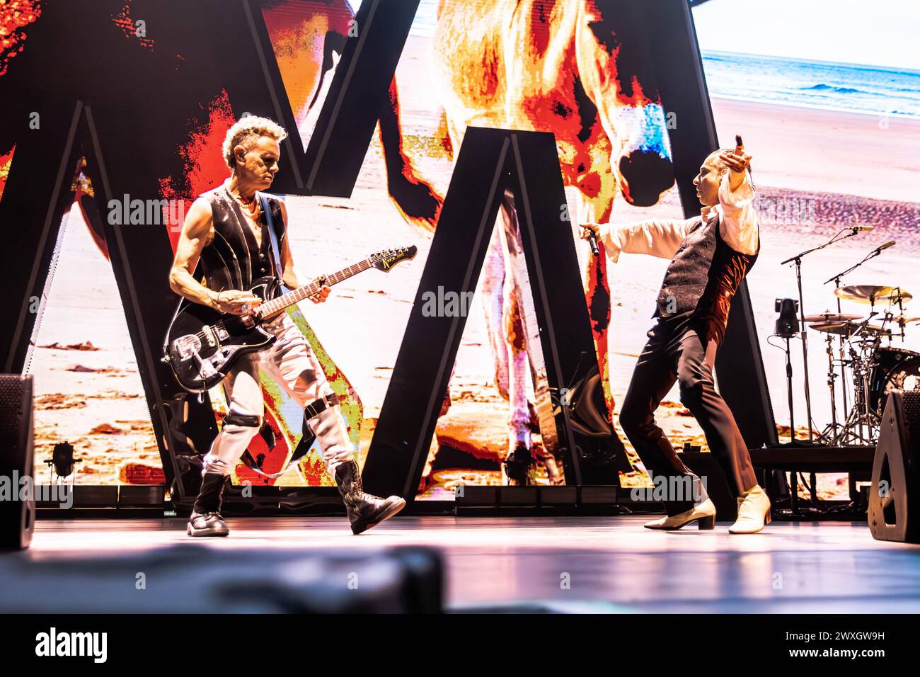 Milan Italy. 30th March 2024. The English band DEPECHE MODE performs ...