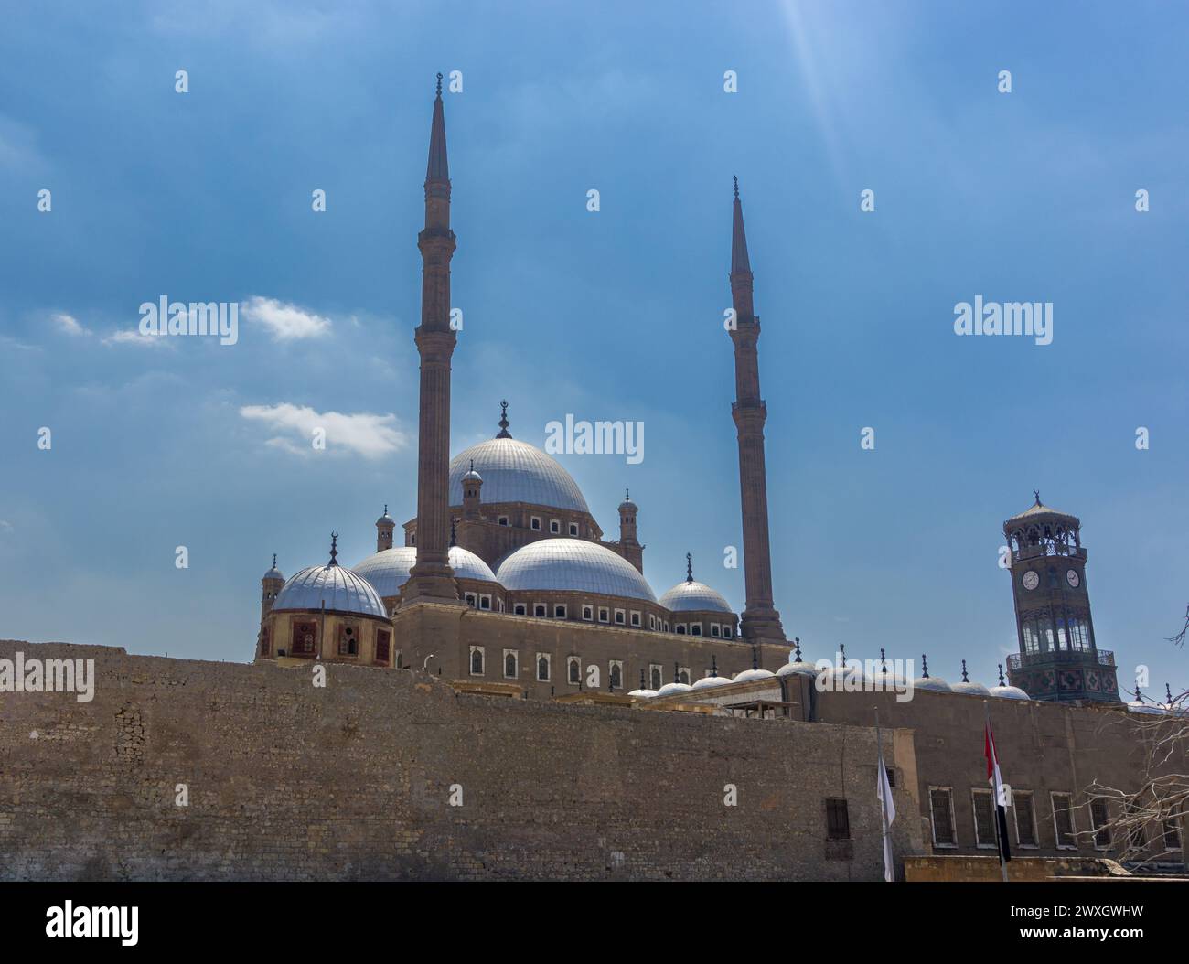 The Great Mosque of Muhammad Ali Pasha or Alabaster Mosque situated on ...