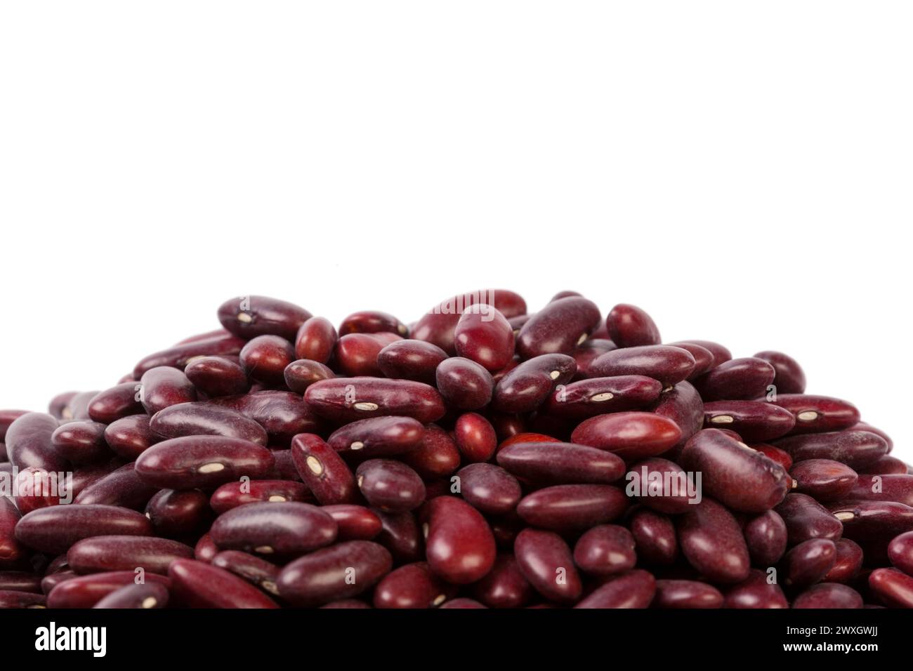 Red bean isolated on white background Stock Photo - Alamy