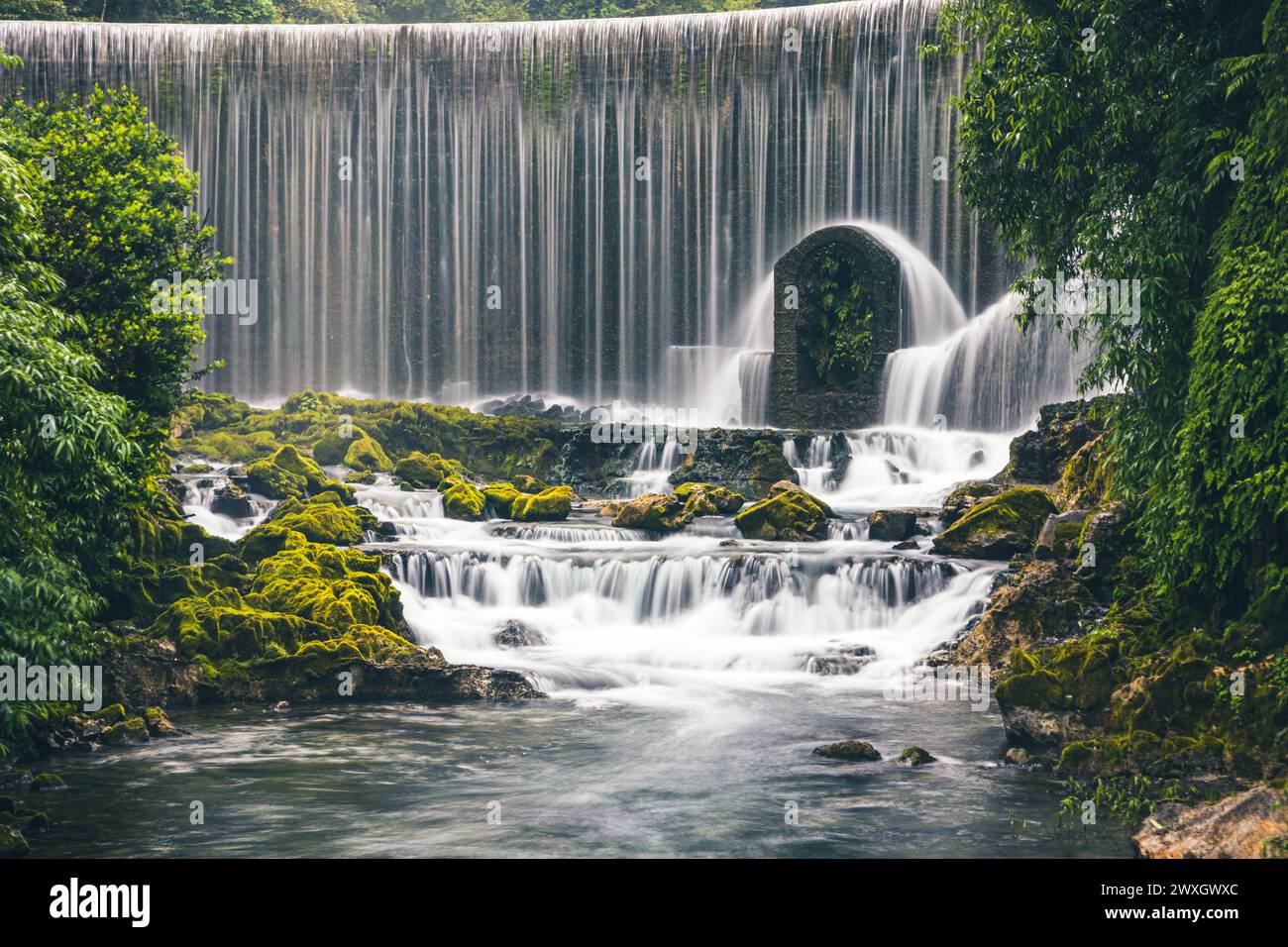 slow gate waterfall creek Stock Photo - Alamy