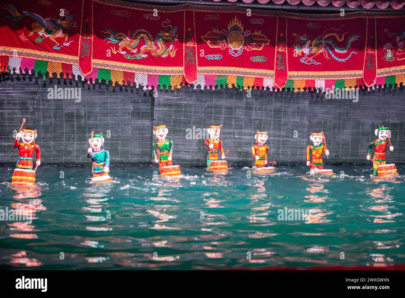 Traditional Water Puppet Show in Hanoi, Vietnam Stock Photo - Alamy