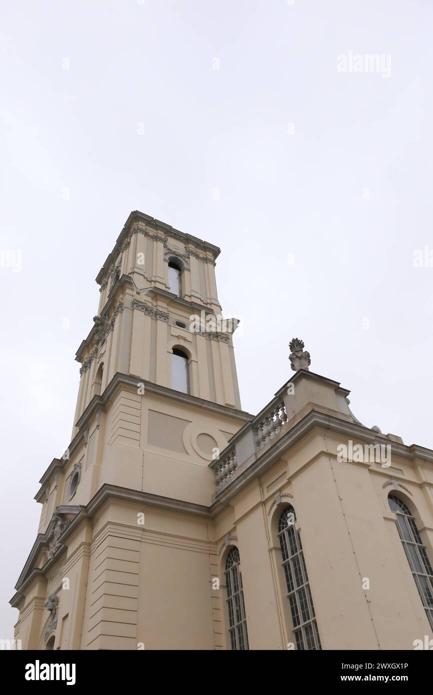 Die Baustelle für den Wiederaufbau des Turms der Garnisonkirche in ...