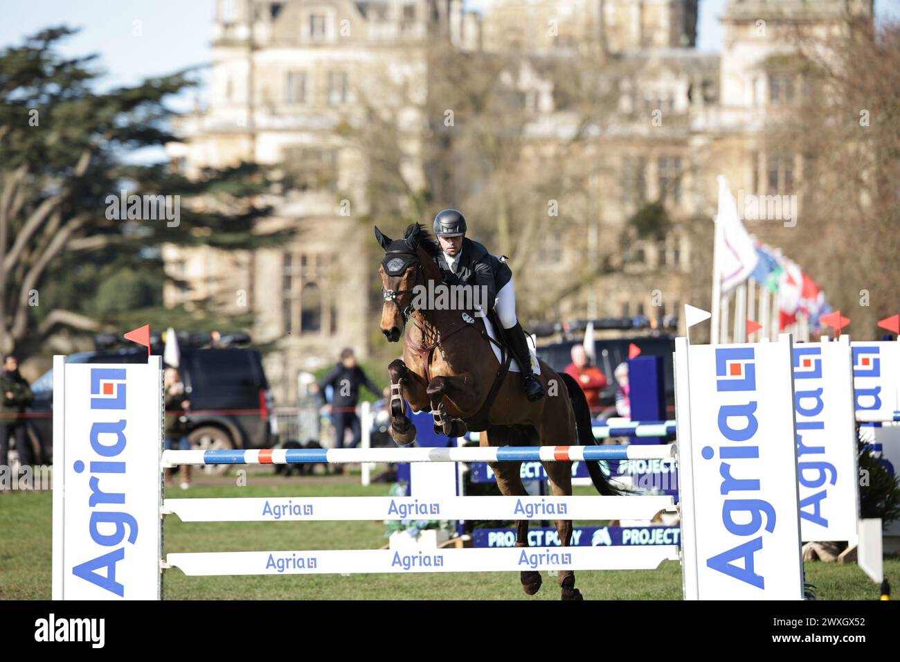 Thoresbury Park, UK. 30th Mar 2024. James Rushbrooke of the United ...