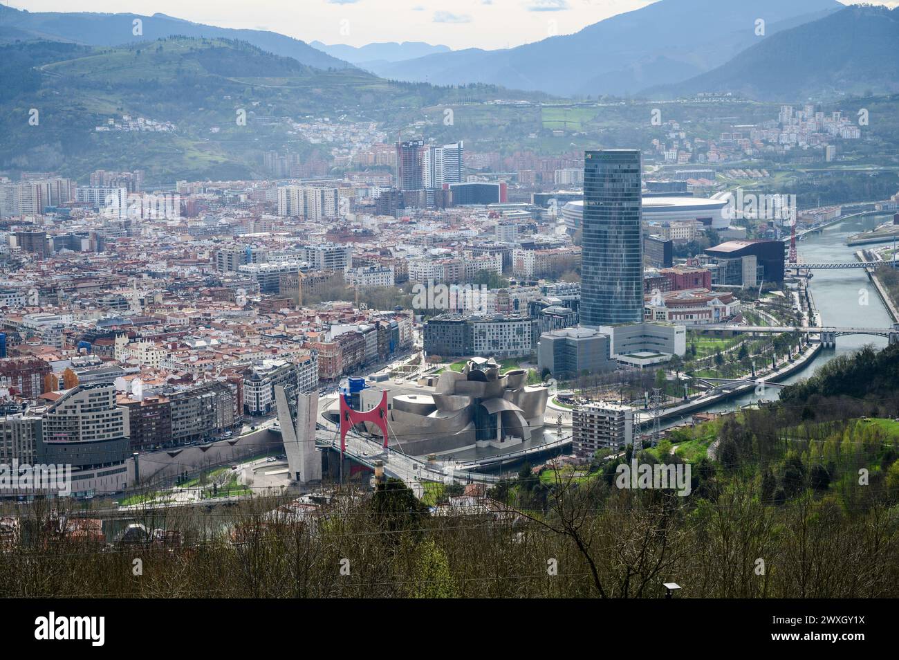 Guggenheim bilbao aerial hi-res stock photography and images - Alamy