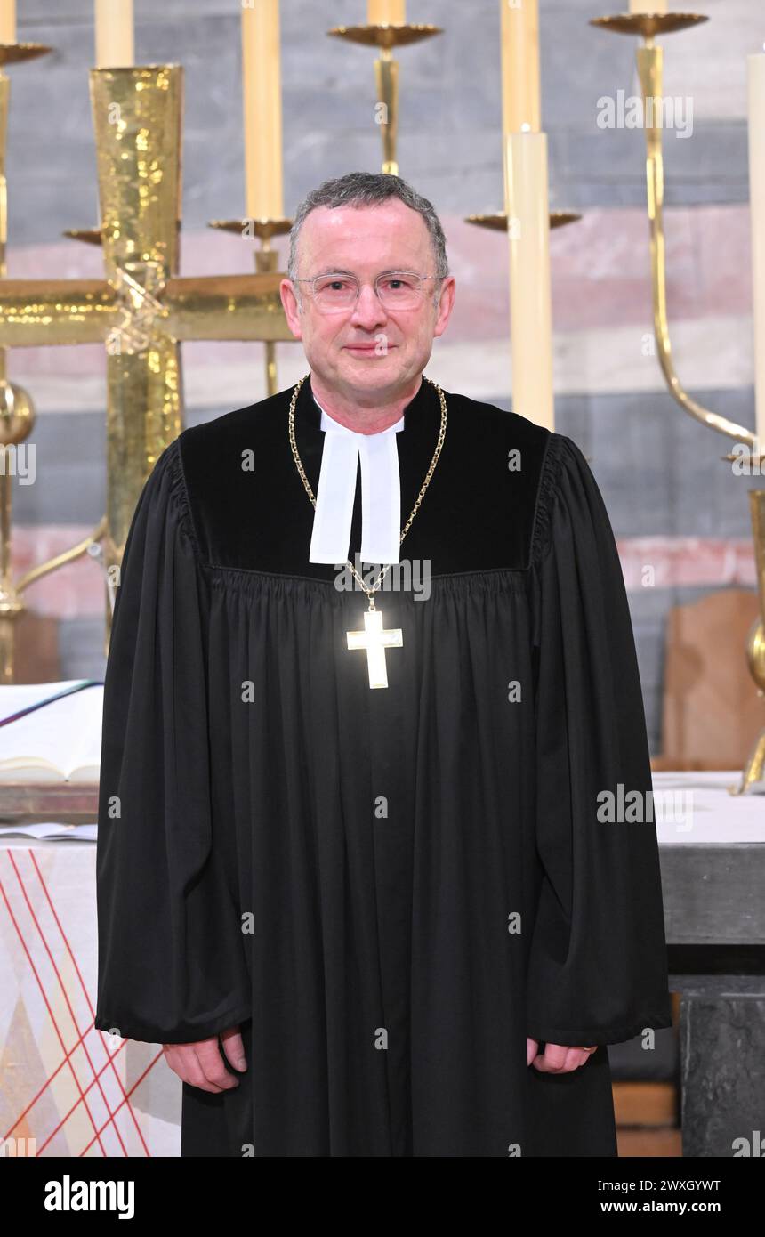 31 March 2024, Bavaria, Munich: Bavaria's regional bishop Christian ...
