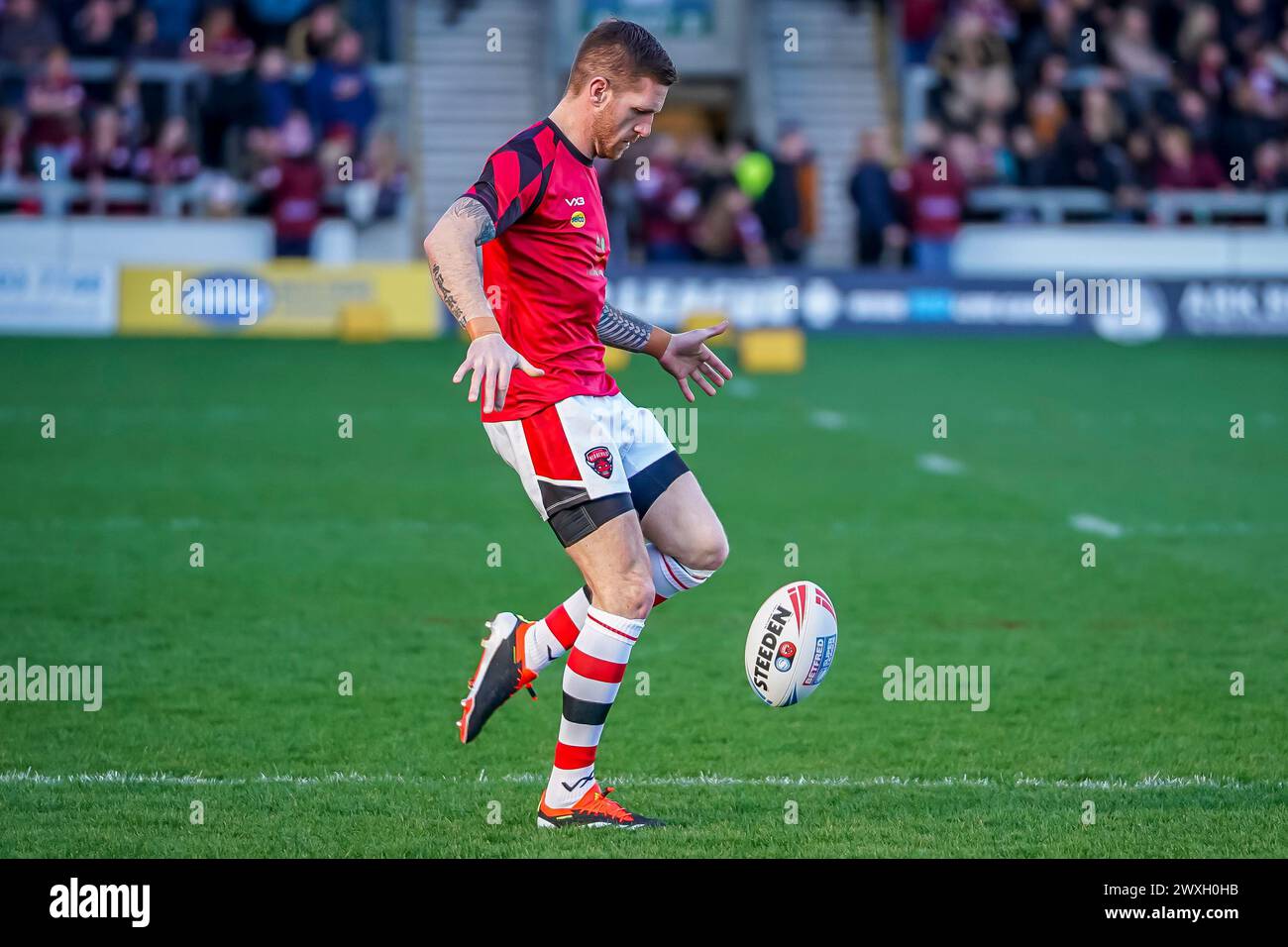 Salford, Manchester, UK. 30th March, 2024. Super League Rugby: Salford ... Salford, Manchester, UK. 30th March, 2024. Super League Rugby: Salford ...