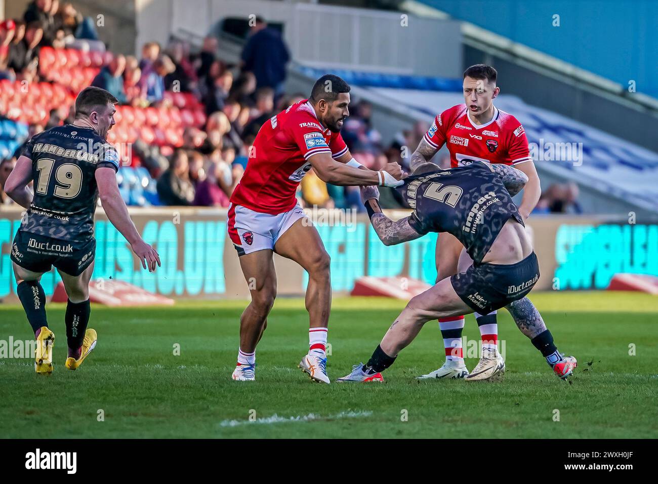 Leigh rugby league ground hi-res stock photography and images - Alamy