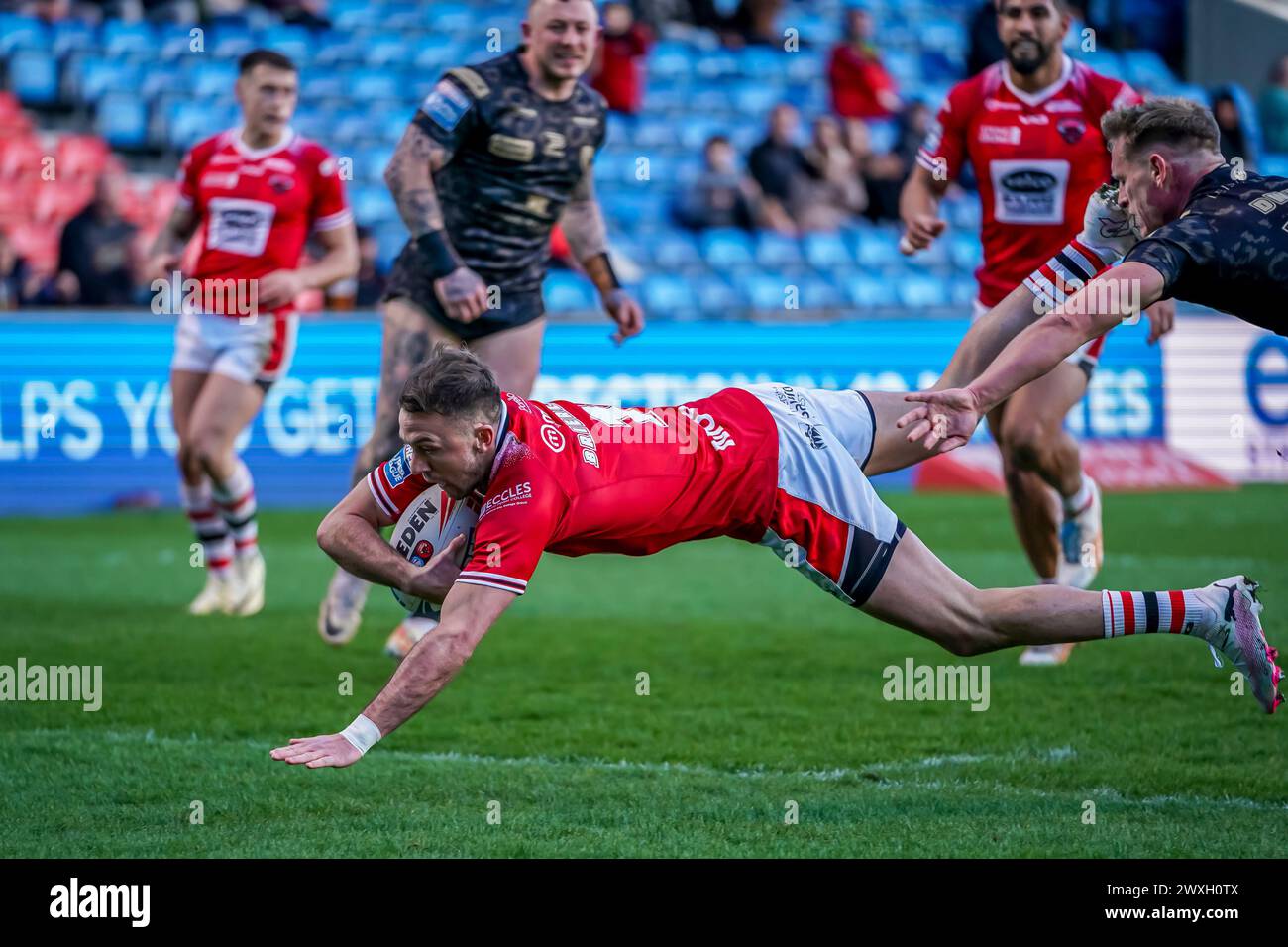 Salford, Manchester, UK. 30th March, 2024. Super League Rugby: Salford ...