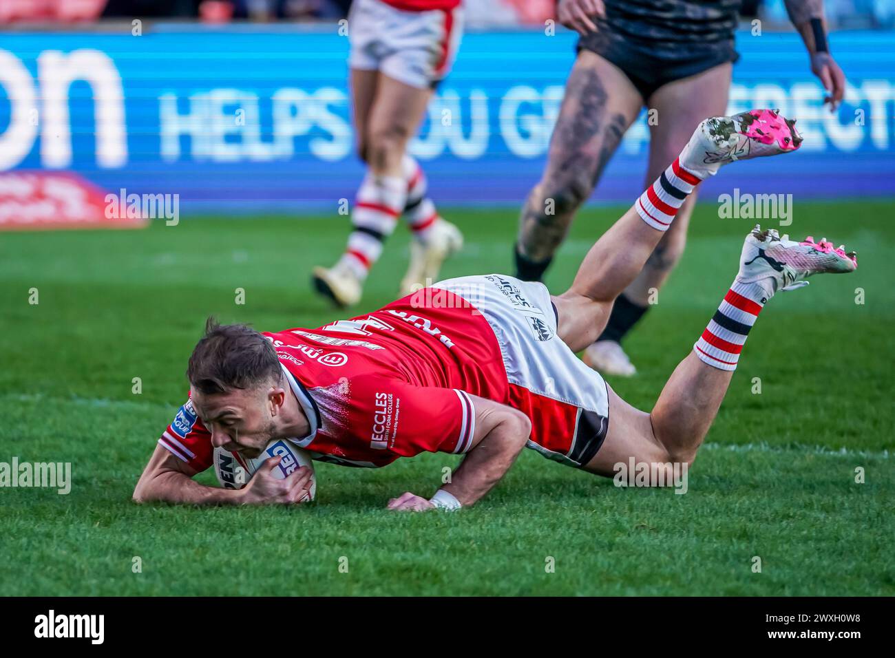 Salford, Manchester, UK. 30th March, 2024. Super League Rugby: Salford ...