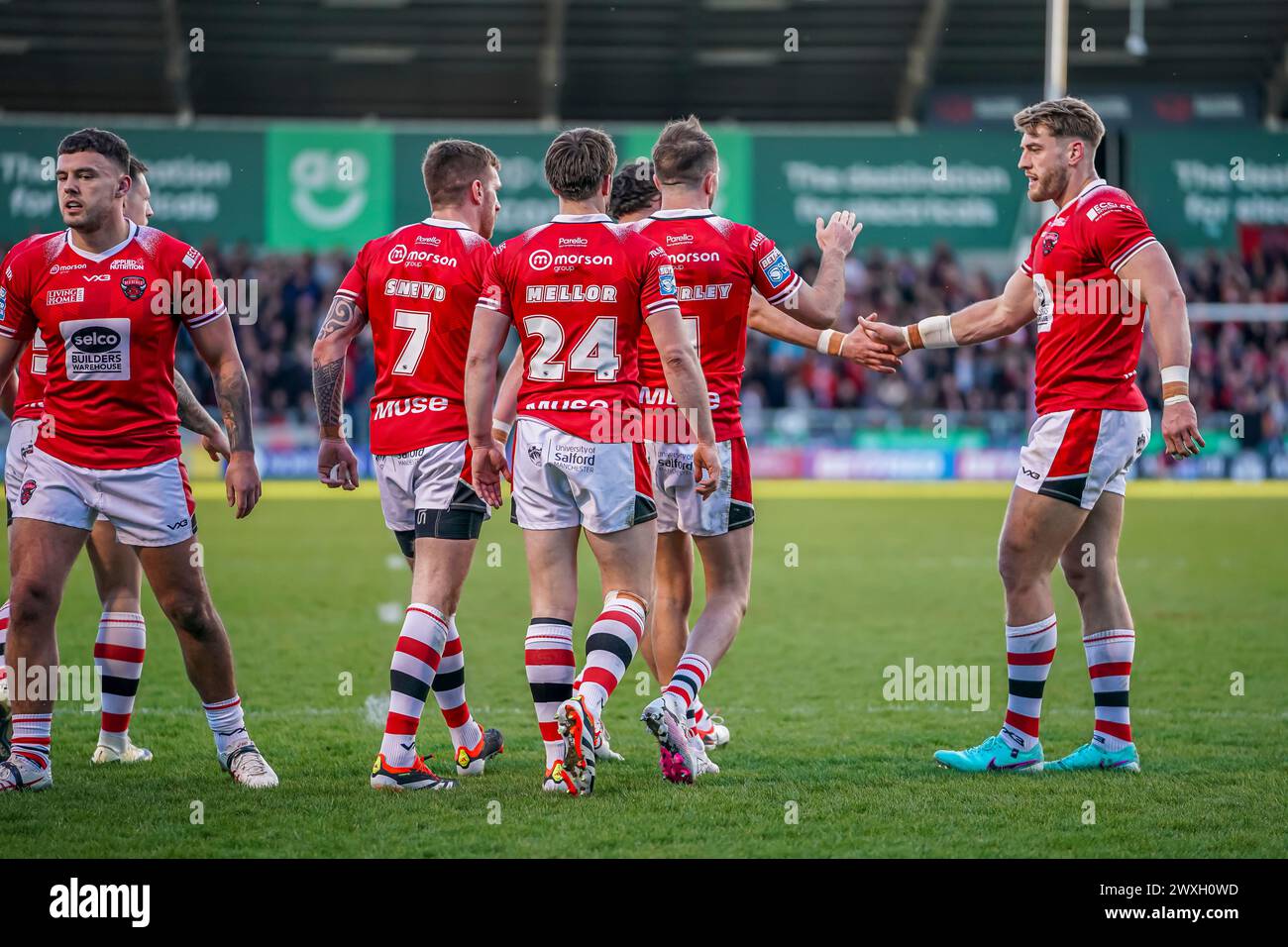 Salford red devils rugby team hi-res stock photography and images - Alamy