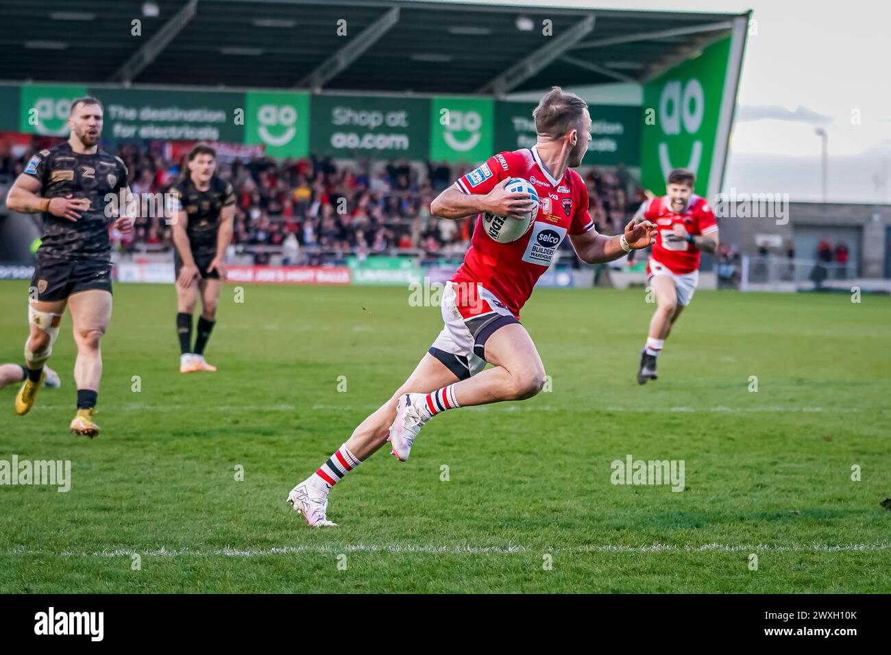 Salford, Manchester, UK. 30th March, 2024. Super League Rugby: Salford ...