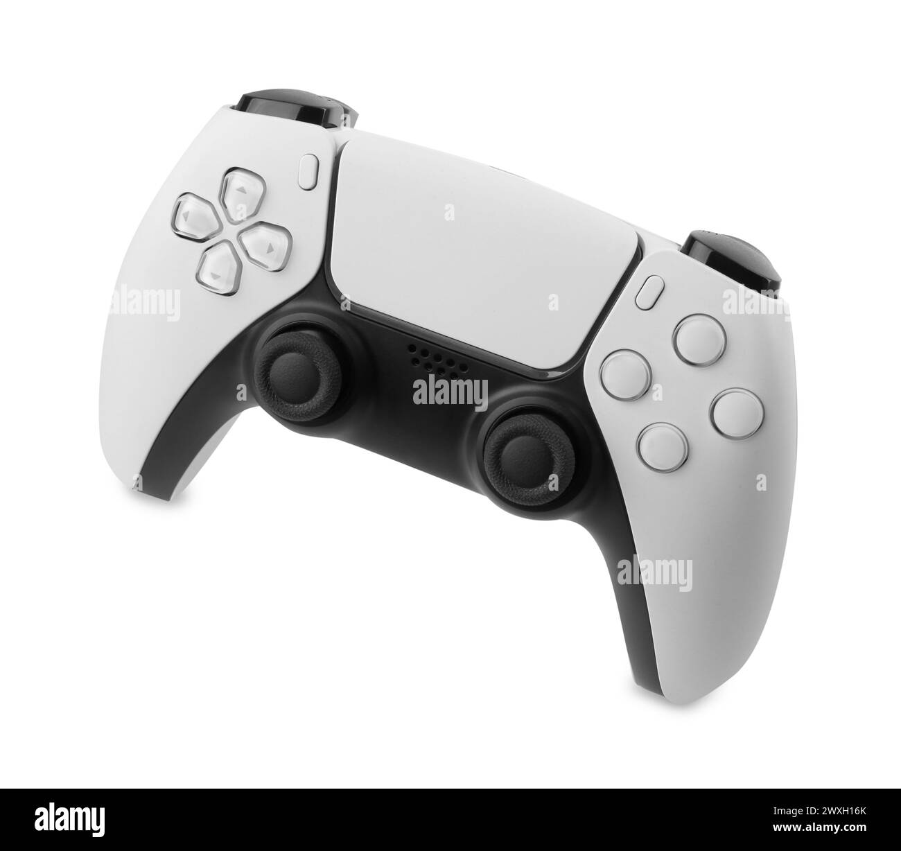One wireless game controller isolated on white Stock Photo - Alamy