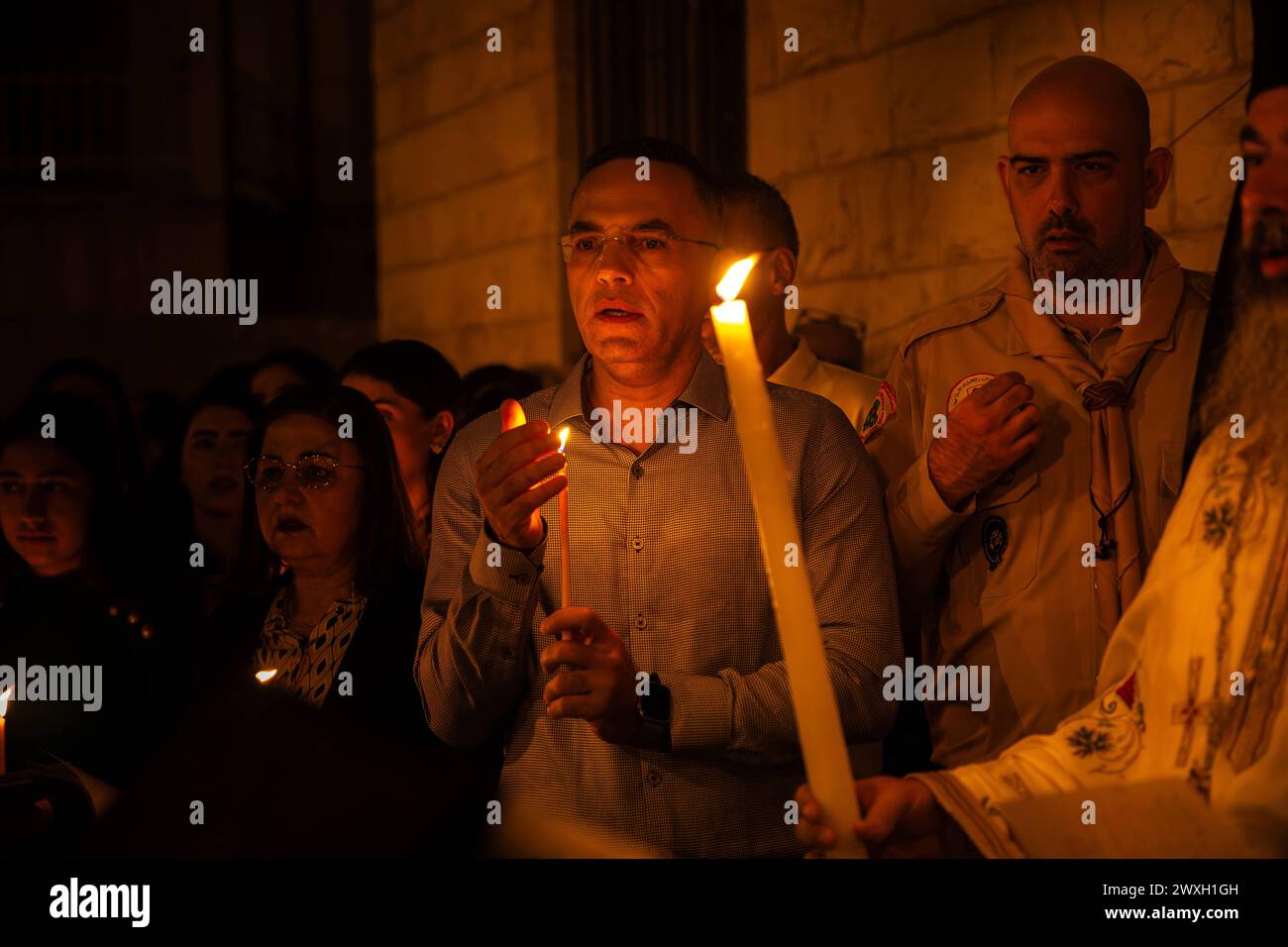 Ostern im Heiligen Land 2024 Haifa, Israel, Ostersonntag 31.03.2024 ...