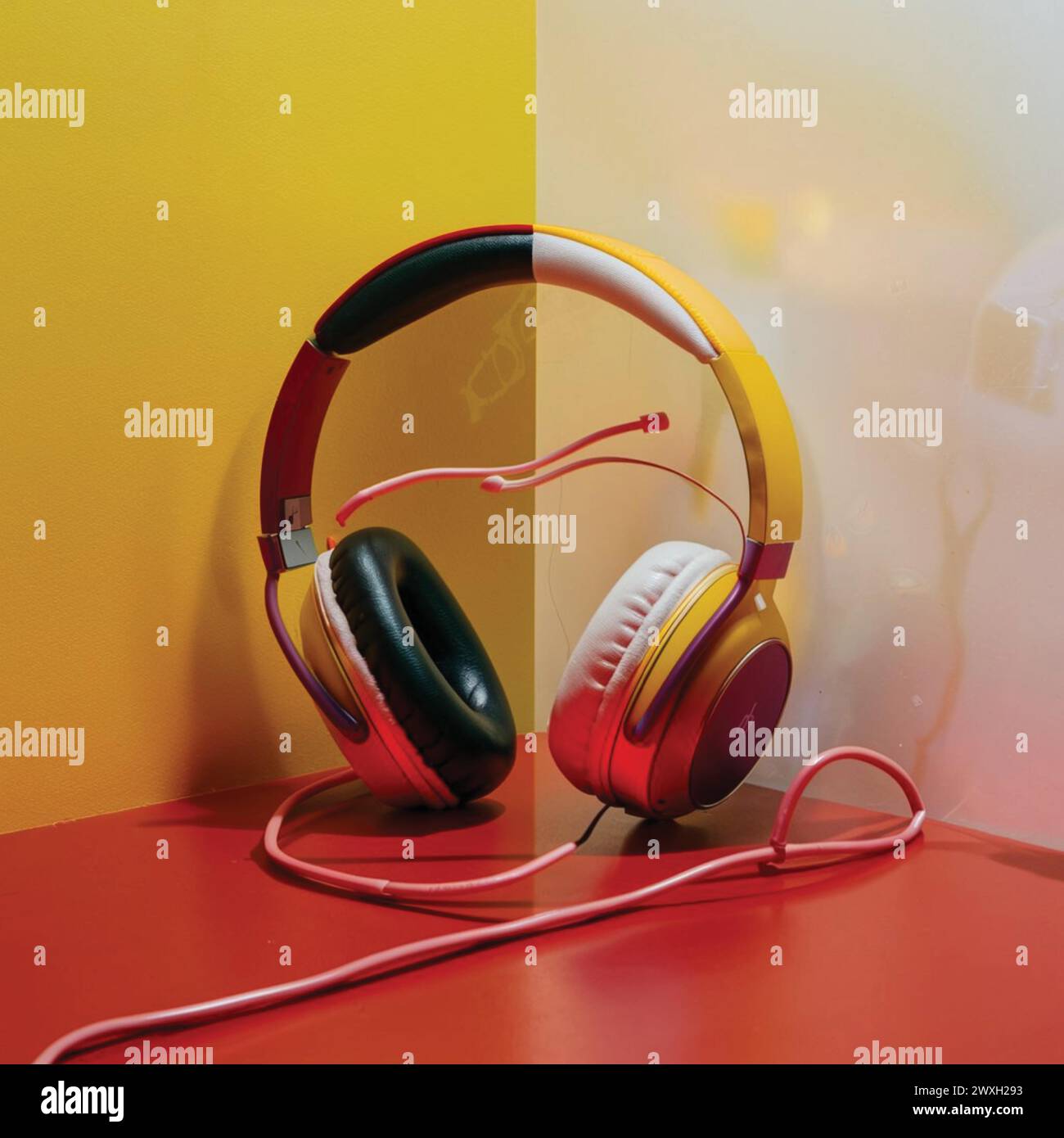 Headphone product sticker hi-res stock photography and images - Alamy