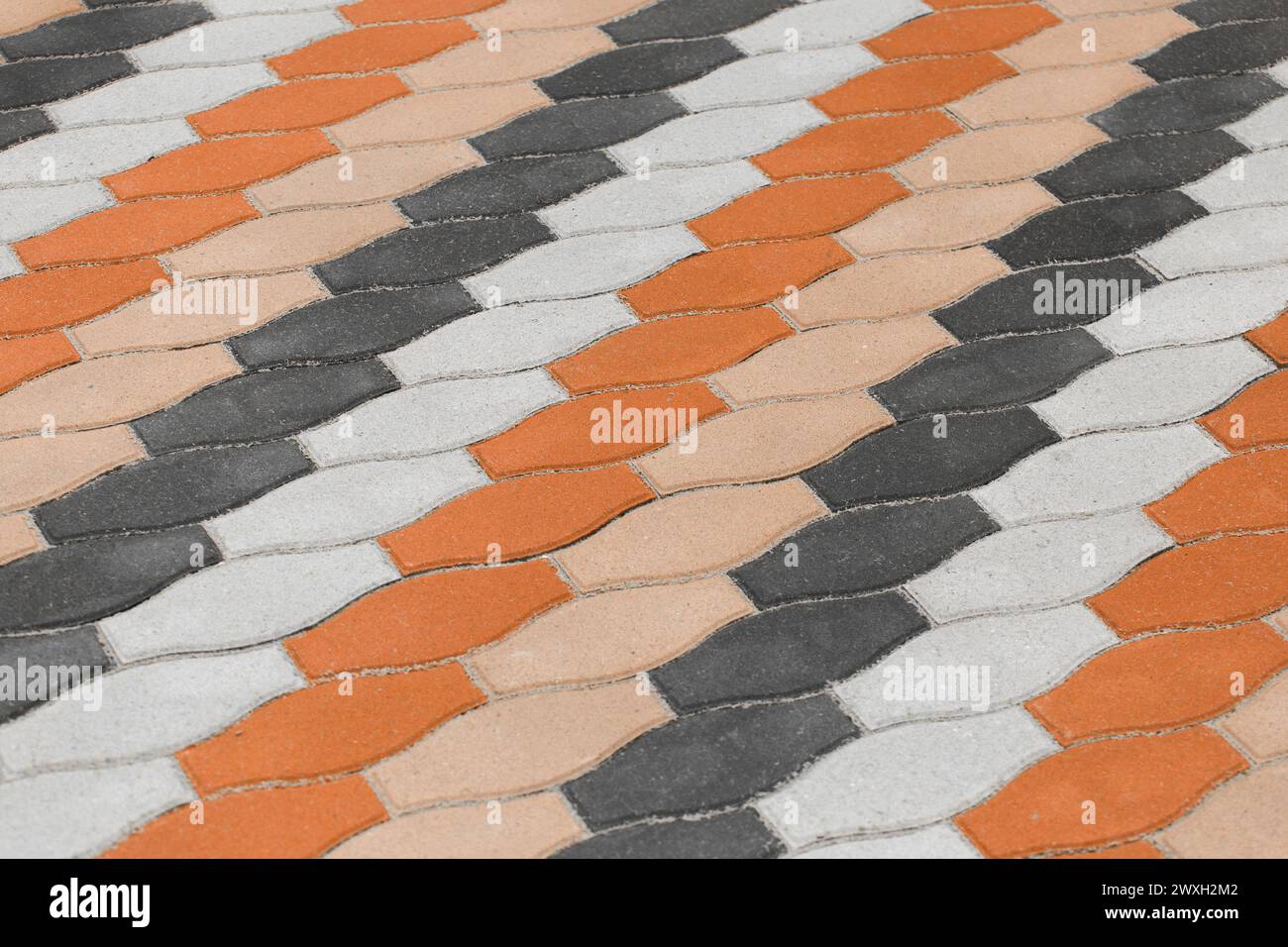 Colorful paving slabs floor colored abstract pattern city street ...
