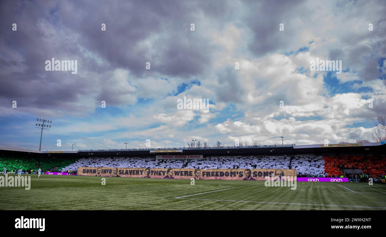 31st March 2024; Almondvale Stadium, Livingston, Scotland: Scottish ...