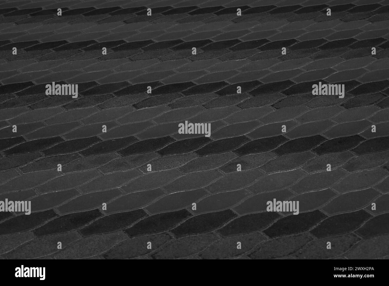 Black Paving Stone Floor Tile Street Pattern Texture Background Mosaic ...