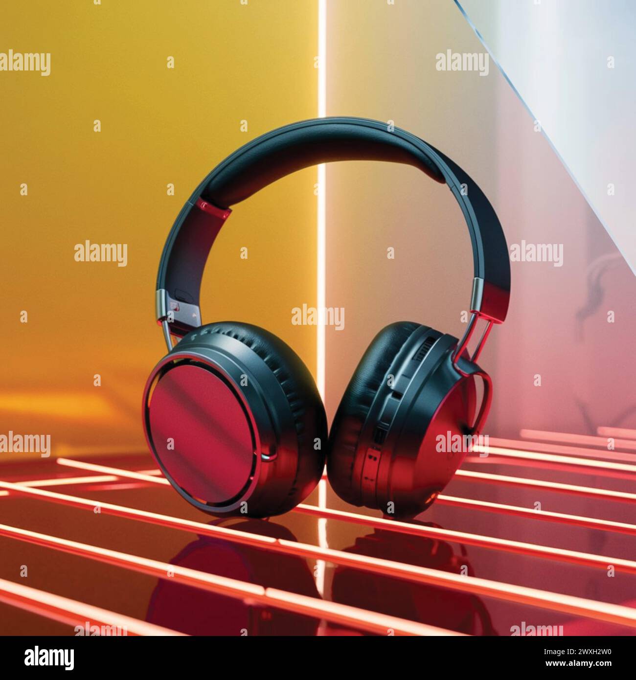 Headphone shoot with isolated white background Stock Vector Image & Art ...