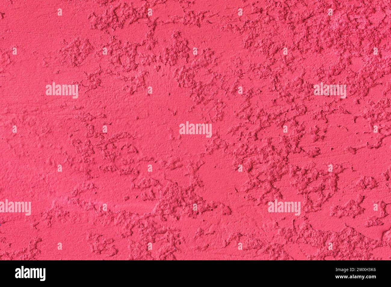 Pink paint on rough plaster wall surface solid abstract stucco pattern ...