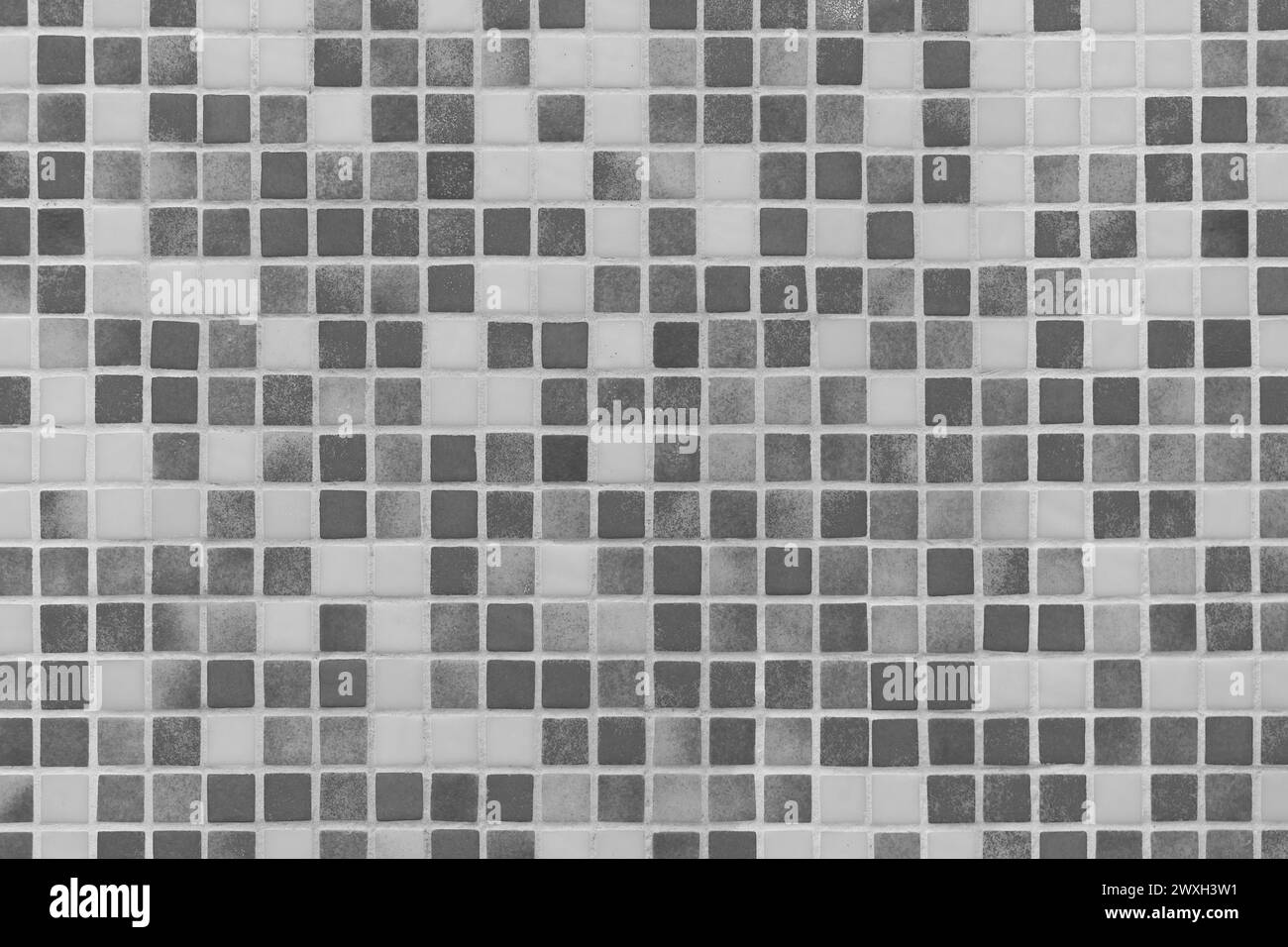 Mosaic Square Ceramic Tiles Black And Grey Abstract Bath Pattern Toilet ...