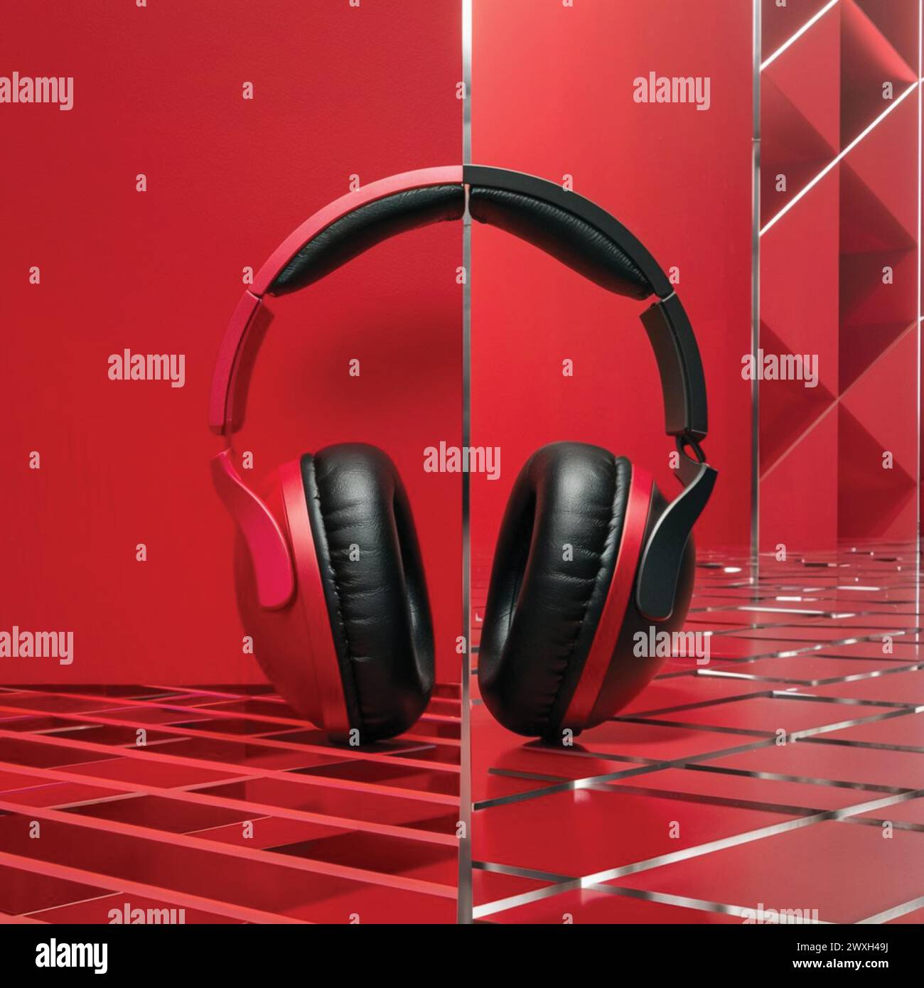 Headphone product image Stock Vector Images - Alamy