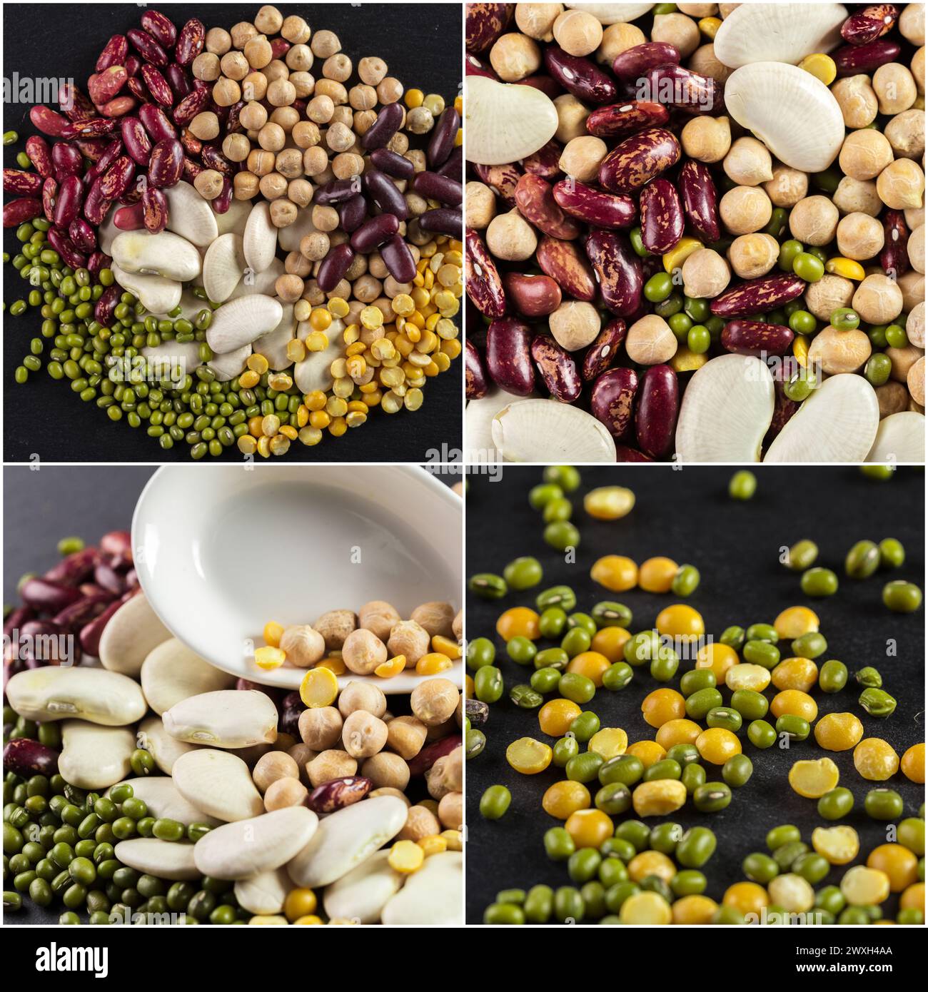 background from many beans Stock Photo - Alamy