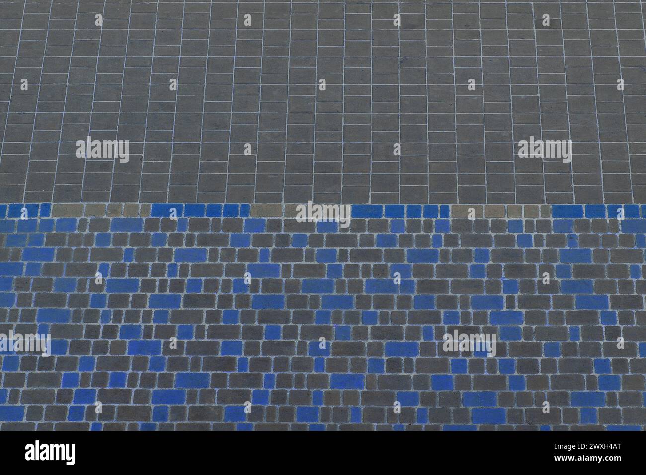 Dark gray and blue color floor tile stone texture surface street city ...